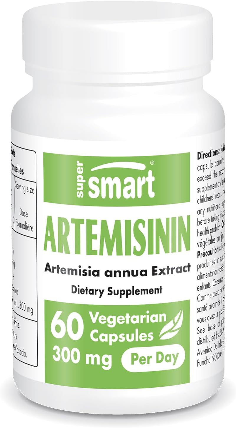 Supersmart - Artemisinin 300 Mg per Day - Artemisia Annua Standardized ...