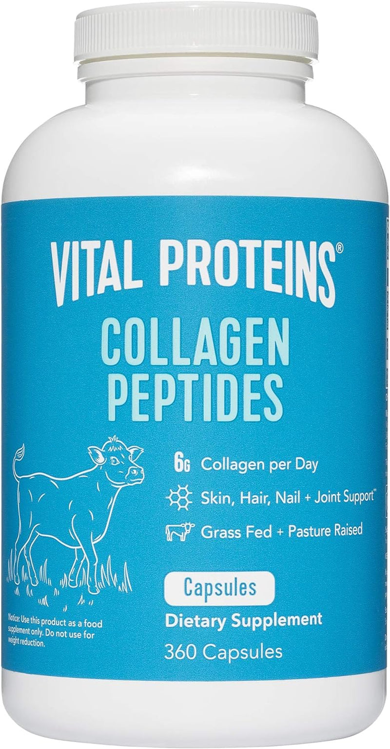 Collagen Pills Supplement (Type I, III), 360 Collagen Capsules, 3300Mg ...