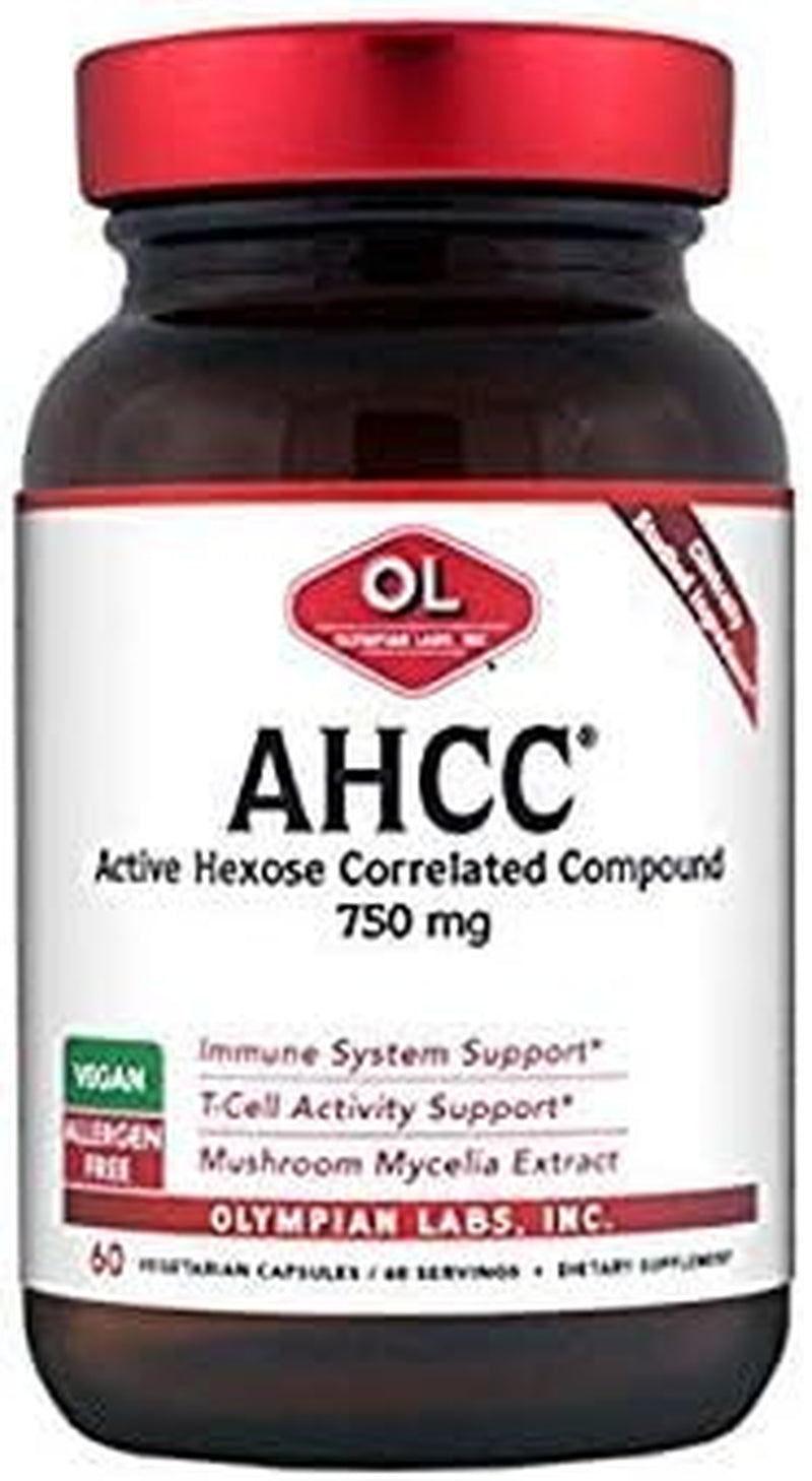 Olympian Labs - Ahcc-750Mg, 750 Mg, 60 Capsules – My Store