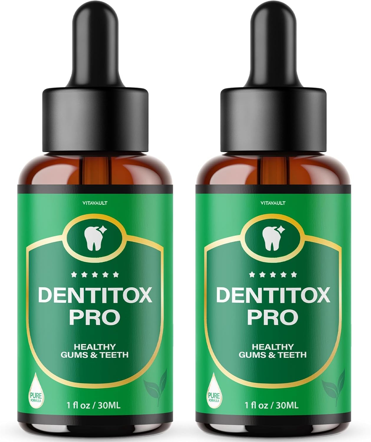 (2 Pack) Dentitox Pro Drops for Healthy Teeth and Gums, Original Liqui ...