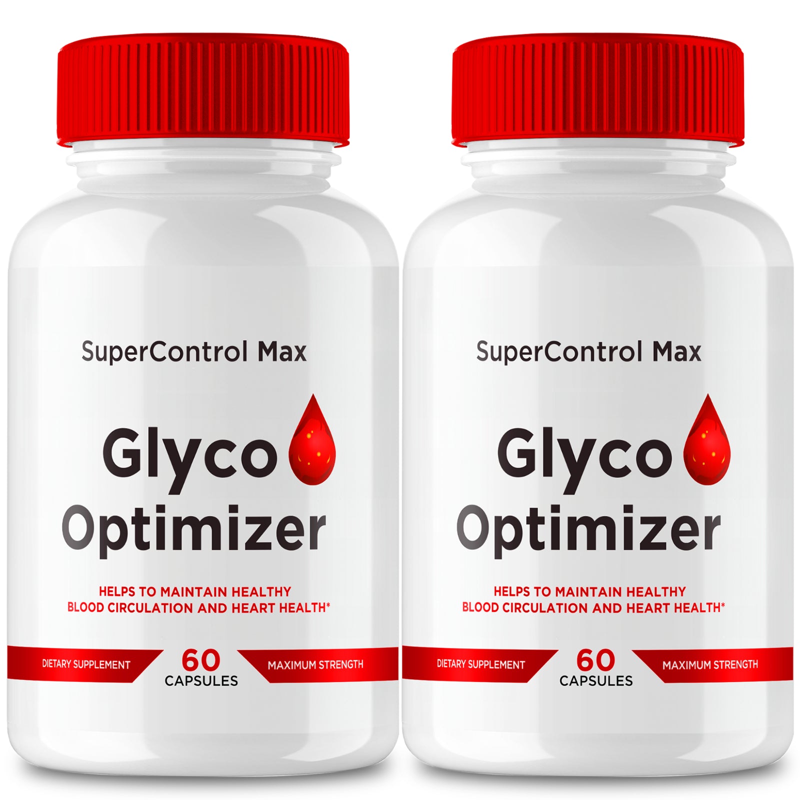(2 Pack) Supercontrol Max Capsules, Blood Formula Supplement Pills (12 ...