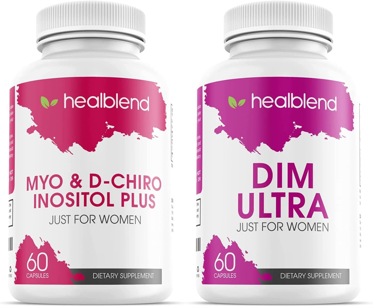 Myo & D-Chiro Inositol plus Blend + DIM Ultra Dietary Supplement 350Mg ...