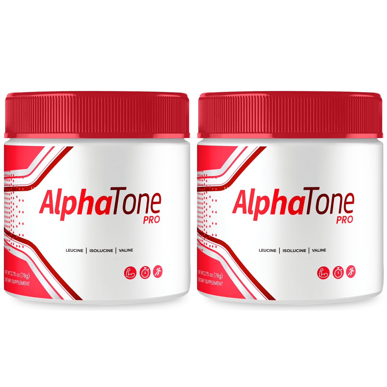 (2 Pack) Alpha Tone Pro BCAA Powder Advanced Formula Energy Support Su ...