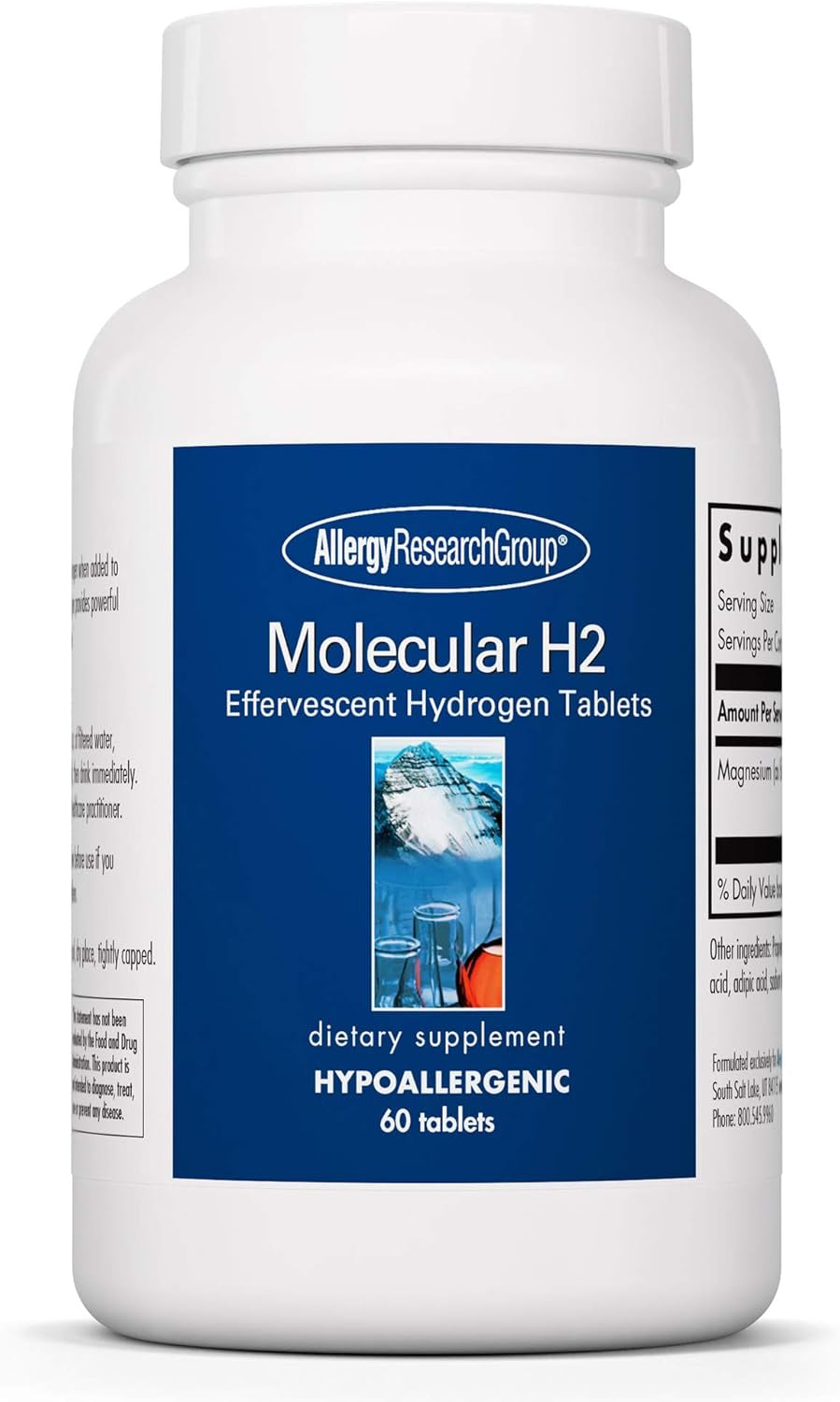 Allergy Research Group Molecular H2 Supplement - Hydrogenated Water fo ...