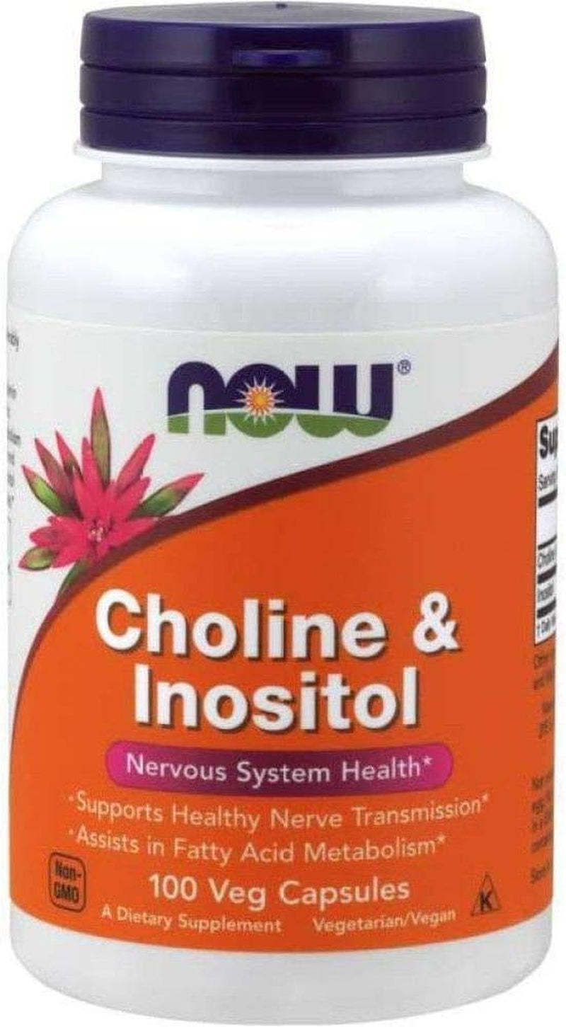 NOW Choline and Inositol 500Mg, 100 Capsules (Pack of 2) – My Store