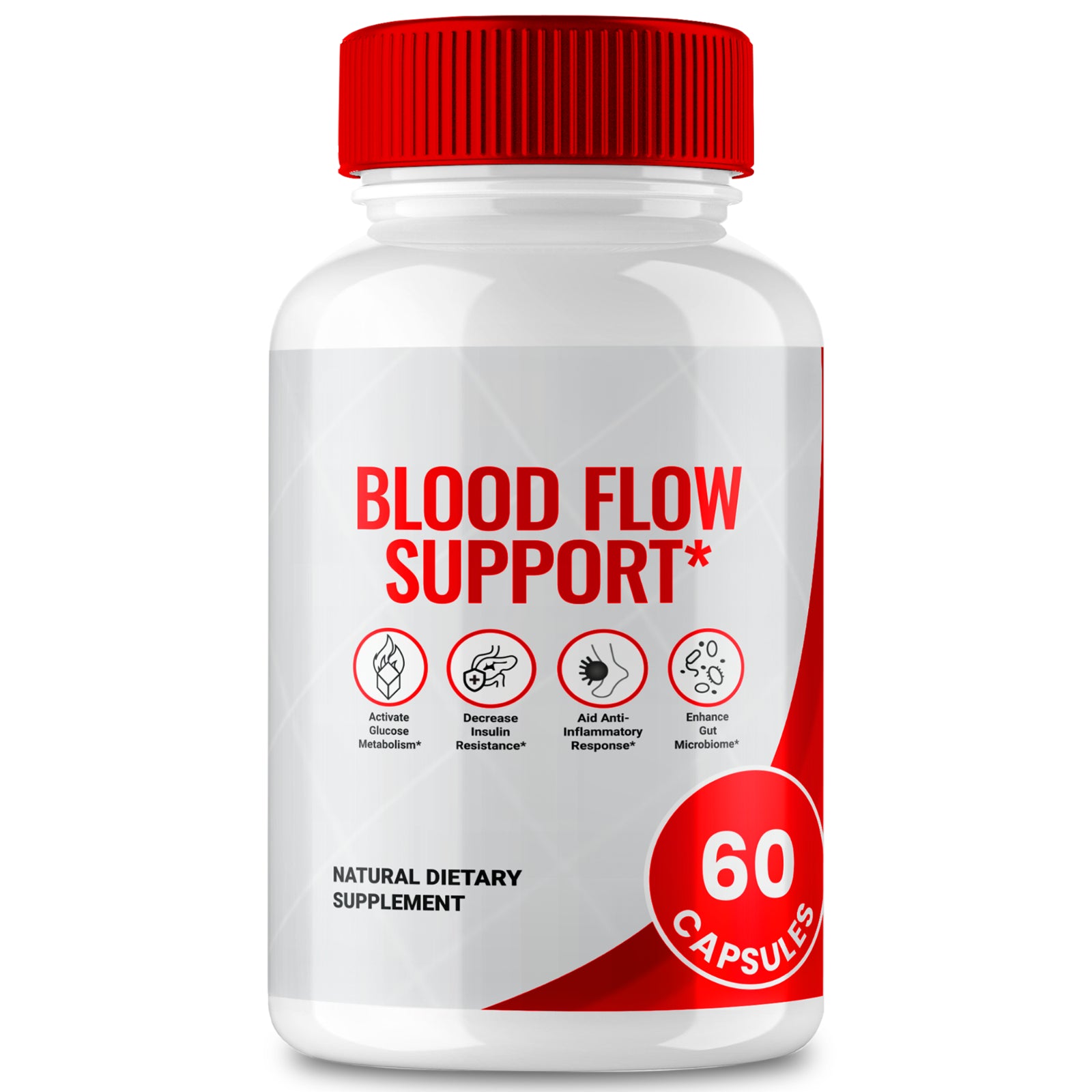 Blood Flow Support Capsules, Blood Supplement Pills (60 Capsules ...