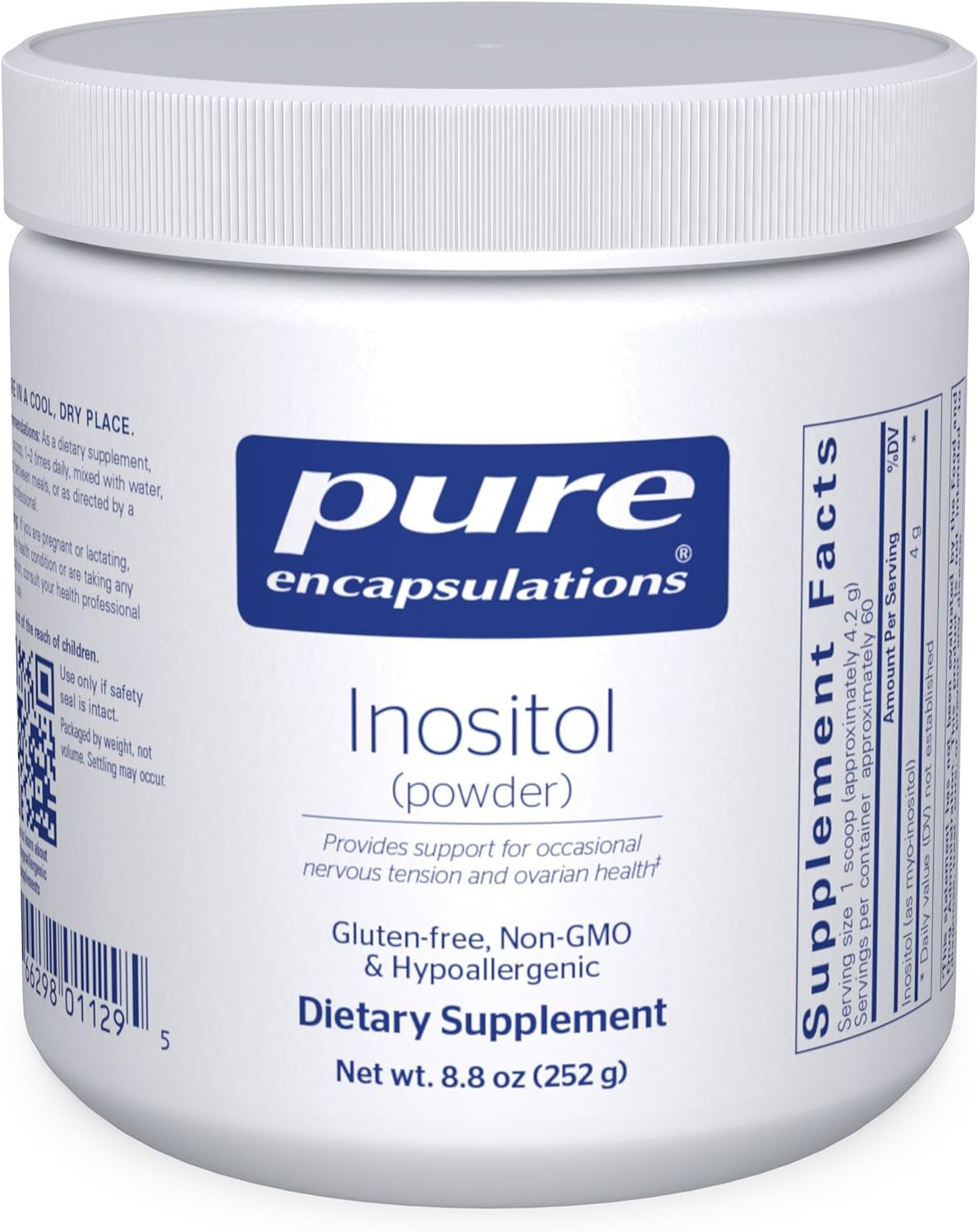 Inositol (Powder) - Supplement to Support Energy, Nervous System & Ova ...