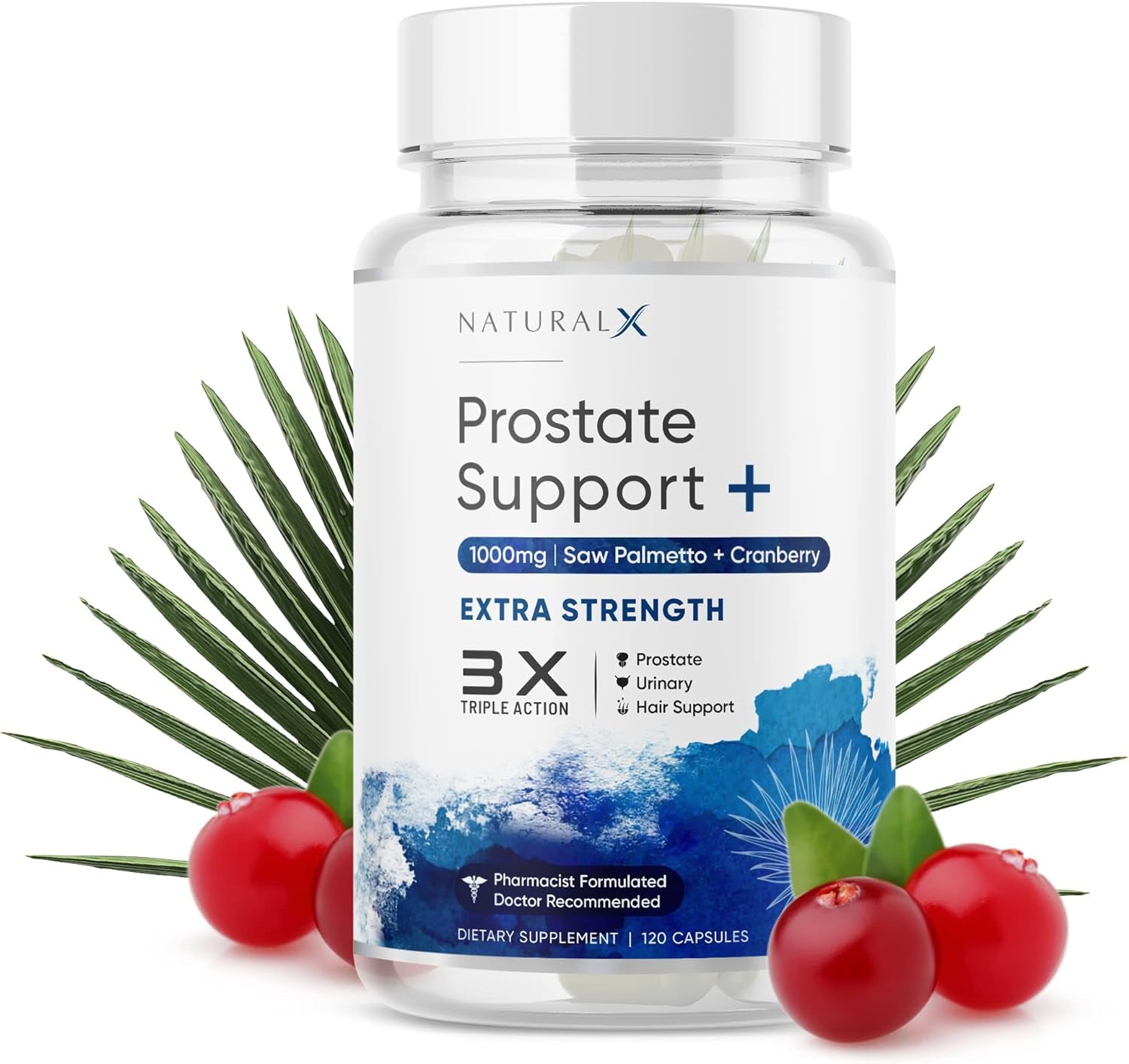 Prostate Health Supplement for Men, Saw Palmetto for Bladder Relief, B ...