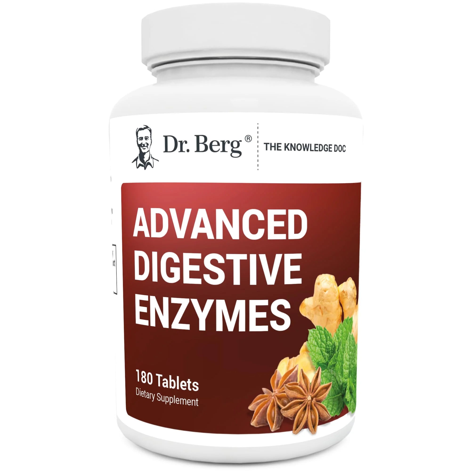 Advanced Digestive Enzymes - Digestive Formula W/ Betaine Hcl, 180 Tab ...