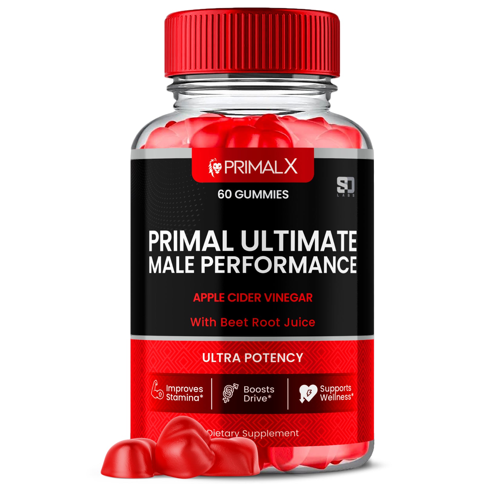 Primal X Gummies Primal Ultimate Male Performance 60 Gummies – My Store