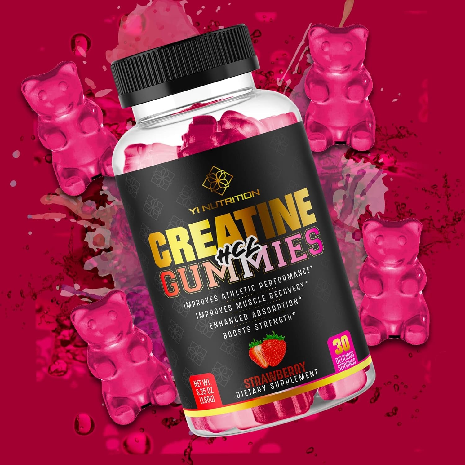 Creatine HCL Gummy - World'S First Pre-Workout Creatine HCL Gummies ...