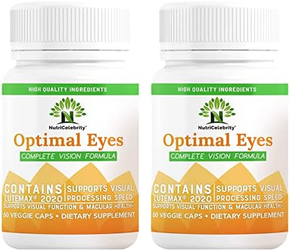 Nutricelebrity Optimal Eyes Vision Formula - Advanced Daily Eye Health ...