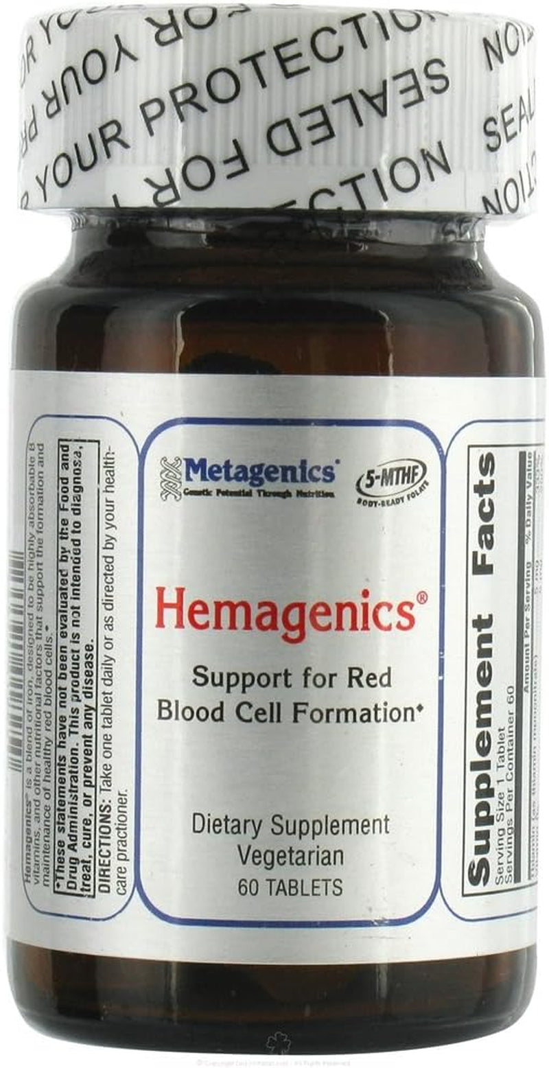 Metagenics Hemagenics - 60 Tablets – SuppsWorld