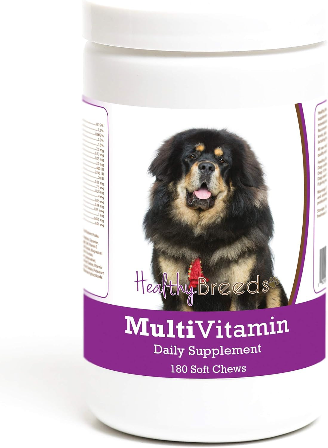 Healthy Breeds Tibetan Mastiff Multivitamin Soft Chew for Dogs 180 Cou ...