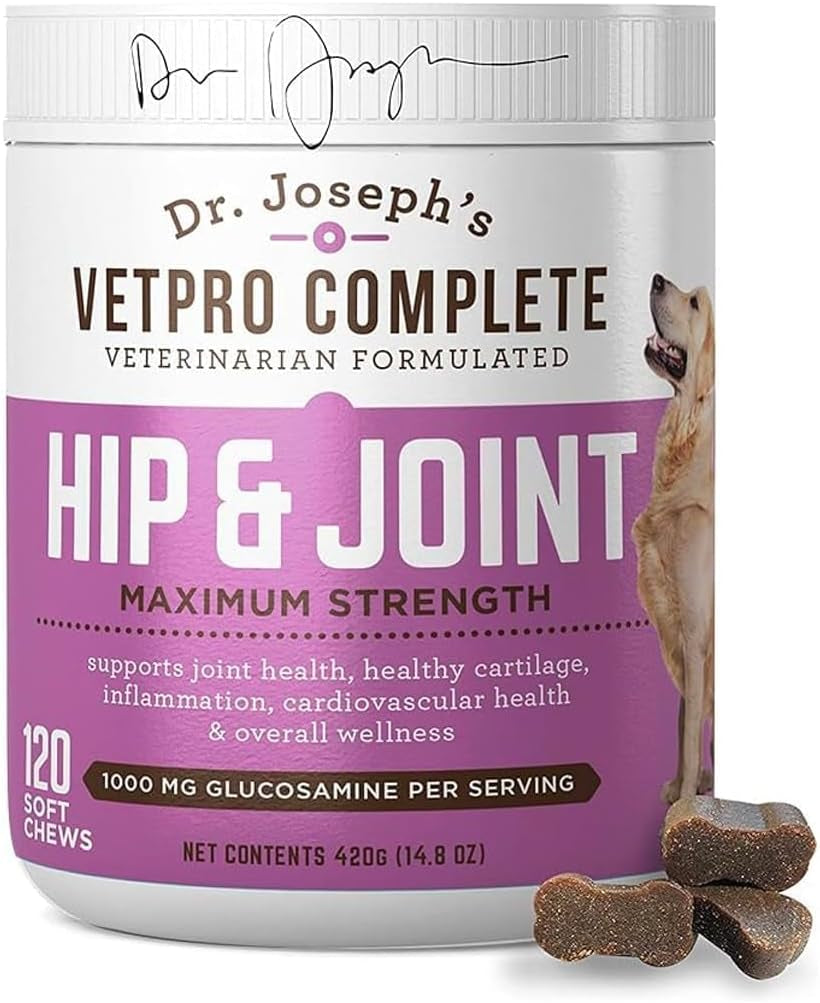 Vetpro Dog Hip and Joint Supplement - Pain and Inflammation Relief Che ...