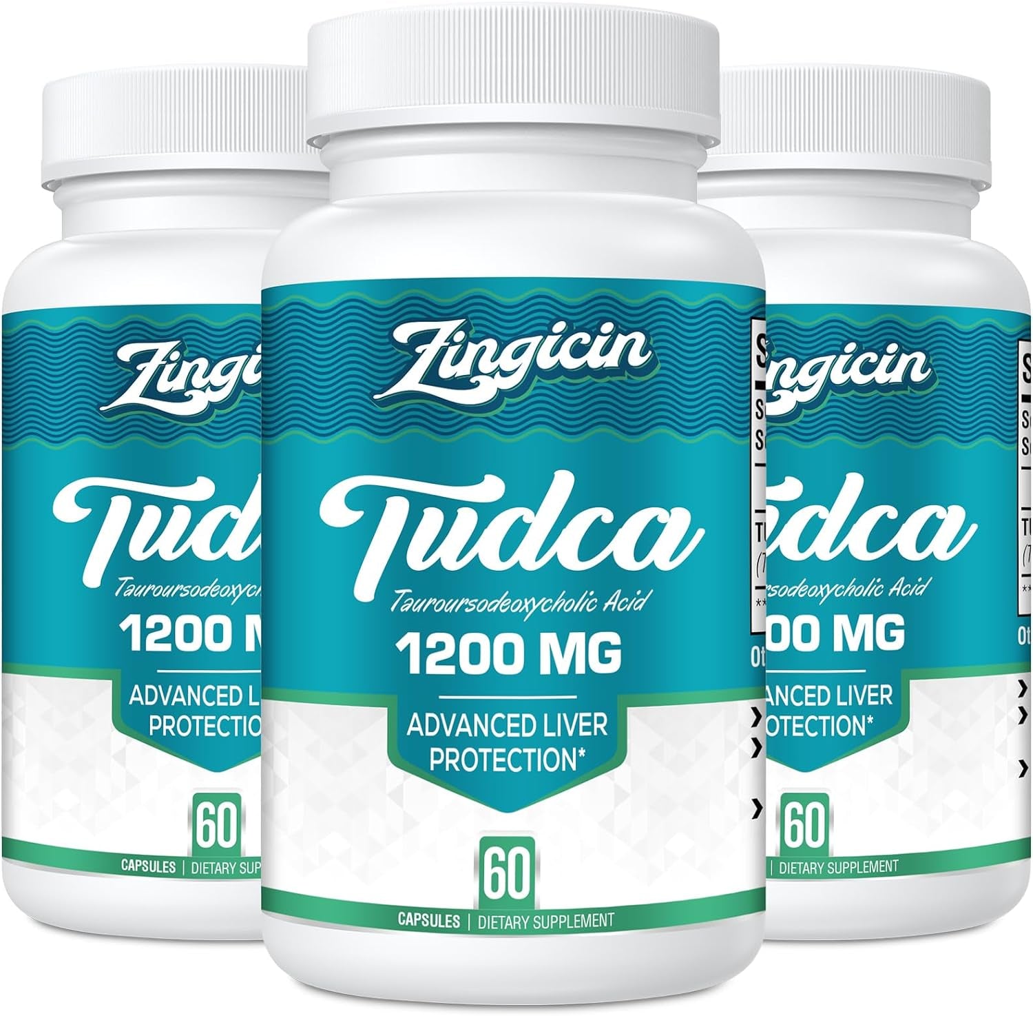 TUDCA Supplement 1200Mg - 180 Veggie Capsules,Powerful TUDCA Bile Salt ...