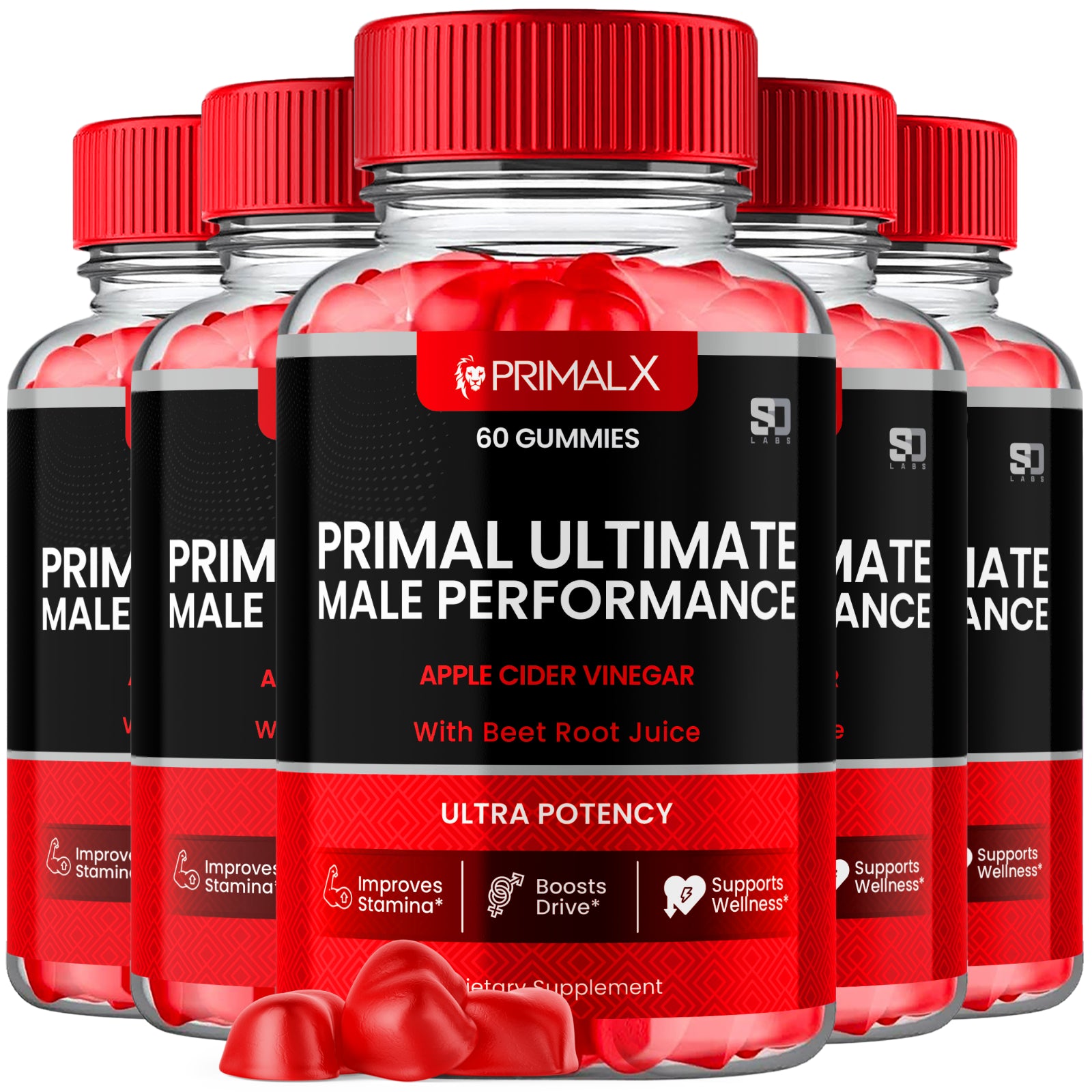 Primal X Gummies Primal Ultimate Male Performance (5 Pack) – My Store