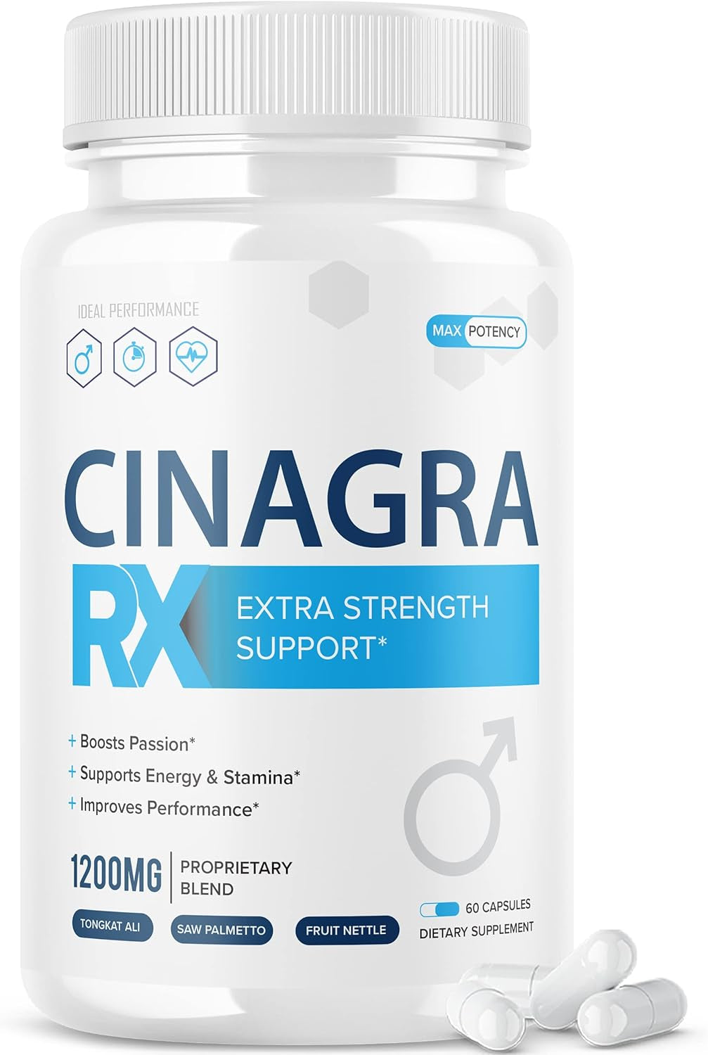 IDEAL PERFORMANCE Cinagra RX Pills Cinagrarx Conagra (60 Capsules) – My ...