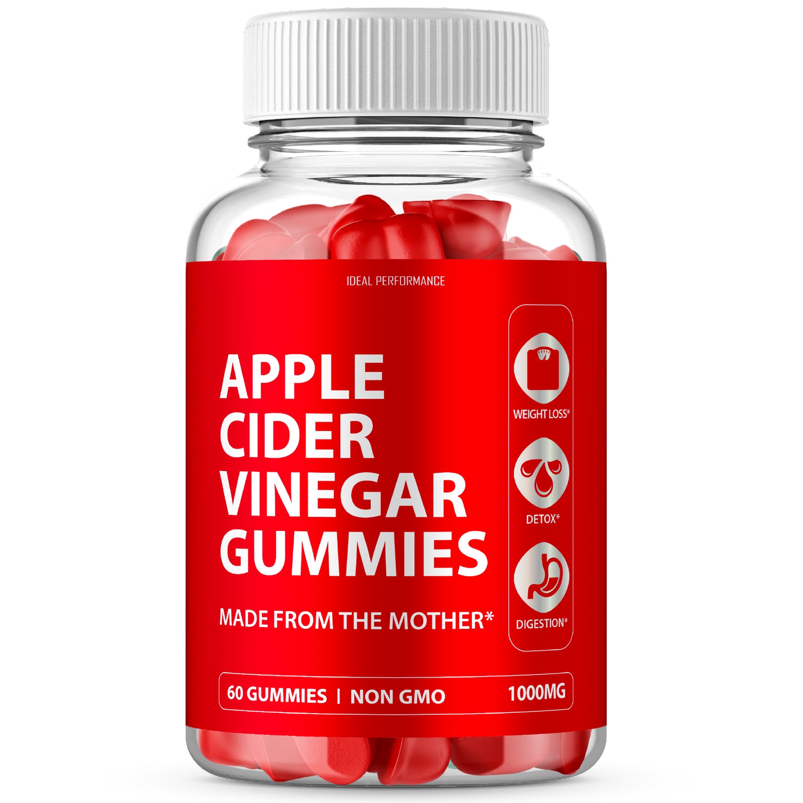 ACV with Mother Apple Cider Vinegar for Digestion (60 Gummies) – SuppsWorld