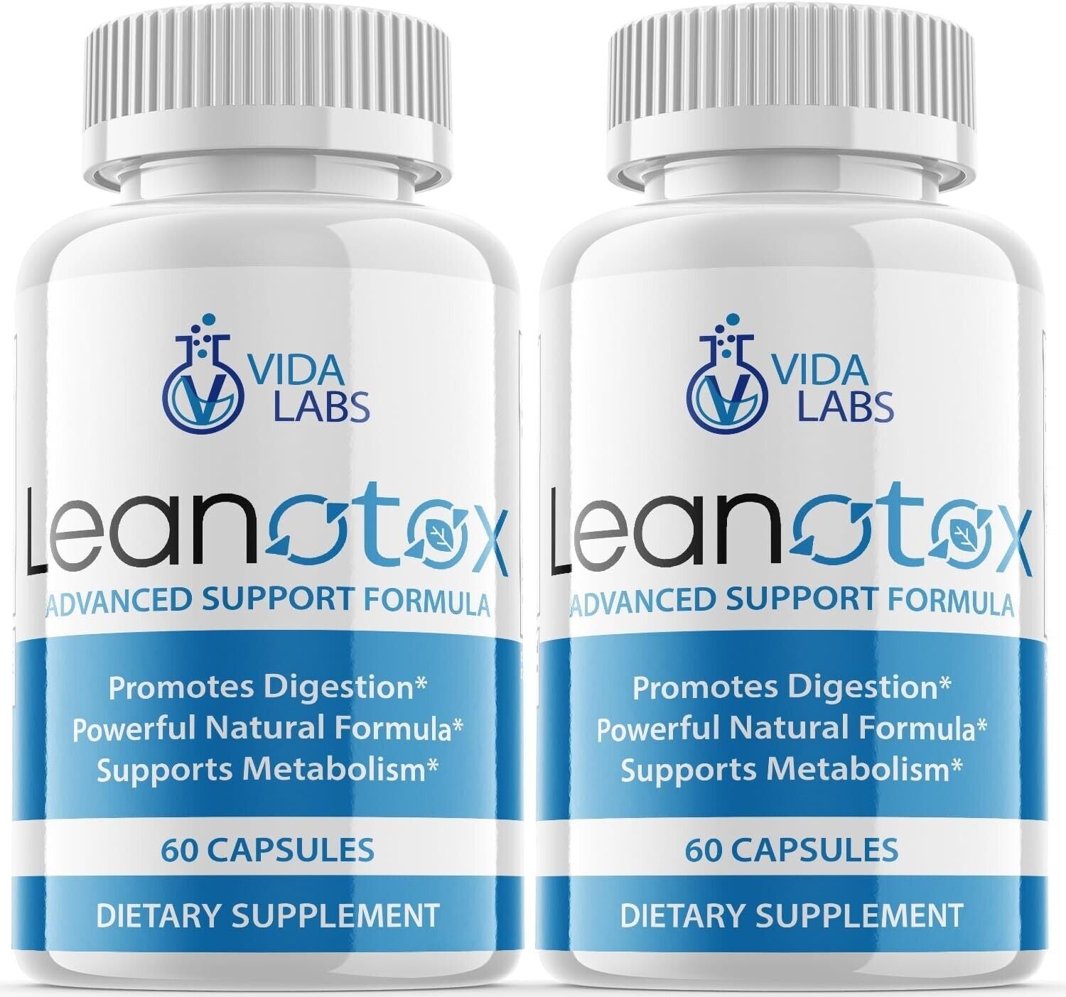 2 Pack - Leanotox Supplement Pills, Support Metabolism, Digestion (120 ...