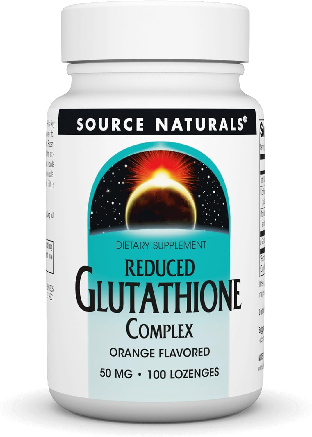 Reduced Glutathione Complex 50 Mg Orange Flavored - 100 Lozenges ...