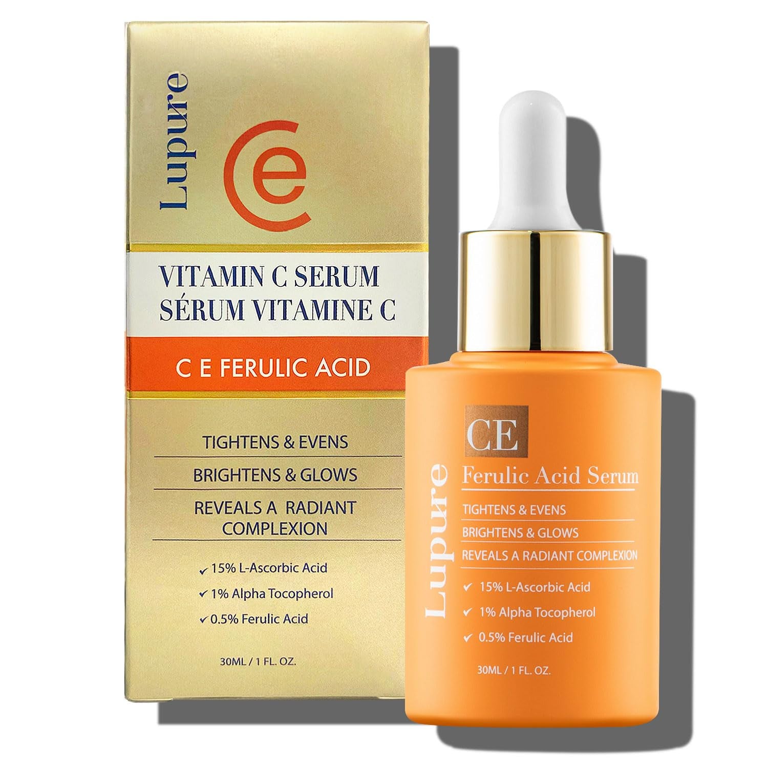 Vitamin C Face Serum with Ferulic Acid - CE Ferulic Facial Serum with ...