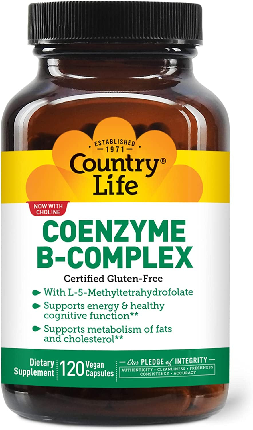 Country Life, Coenzyme B-Complex Vitamin, Support Energy and Metabolis ...