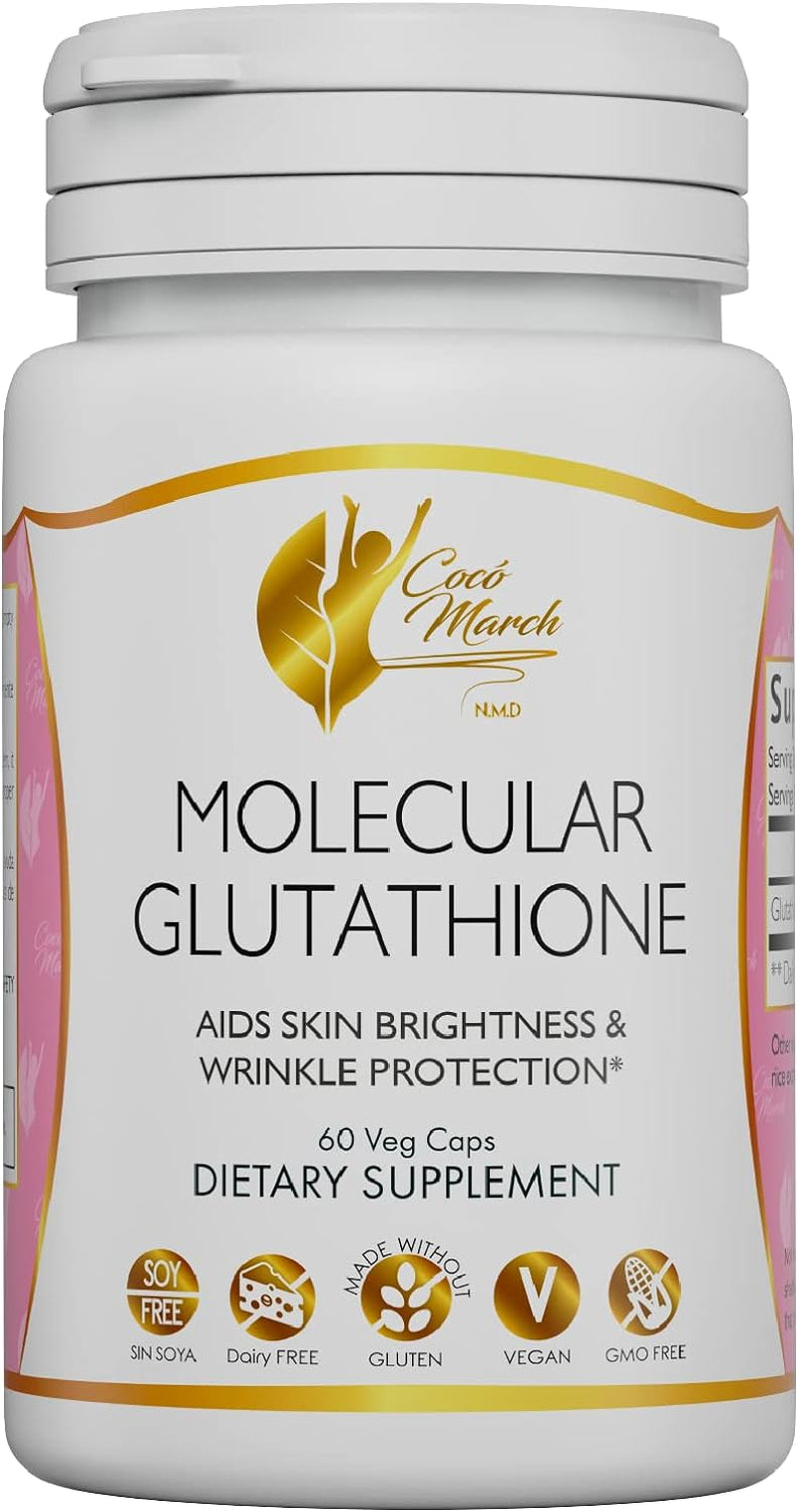Coco March Molecular Glutathione - Potent Skin Antioxidant, Low Molecu ...