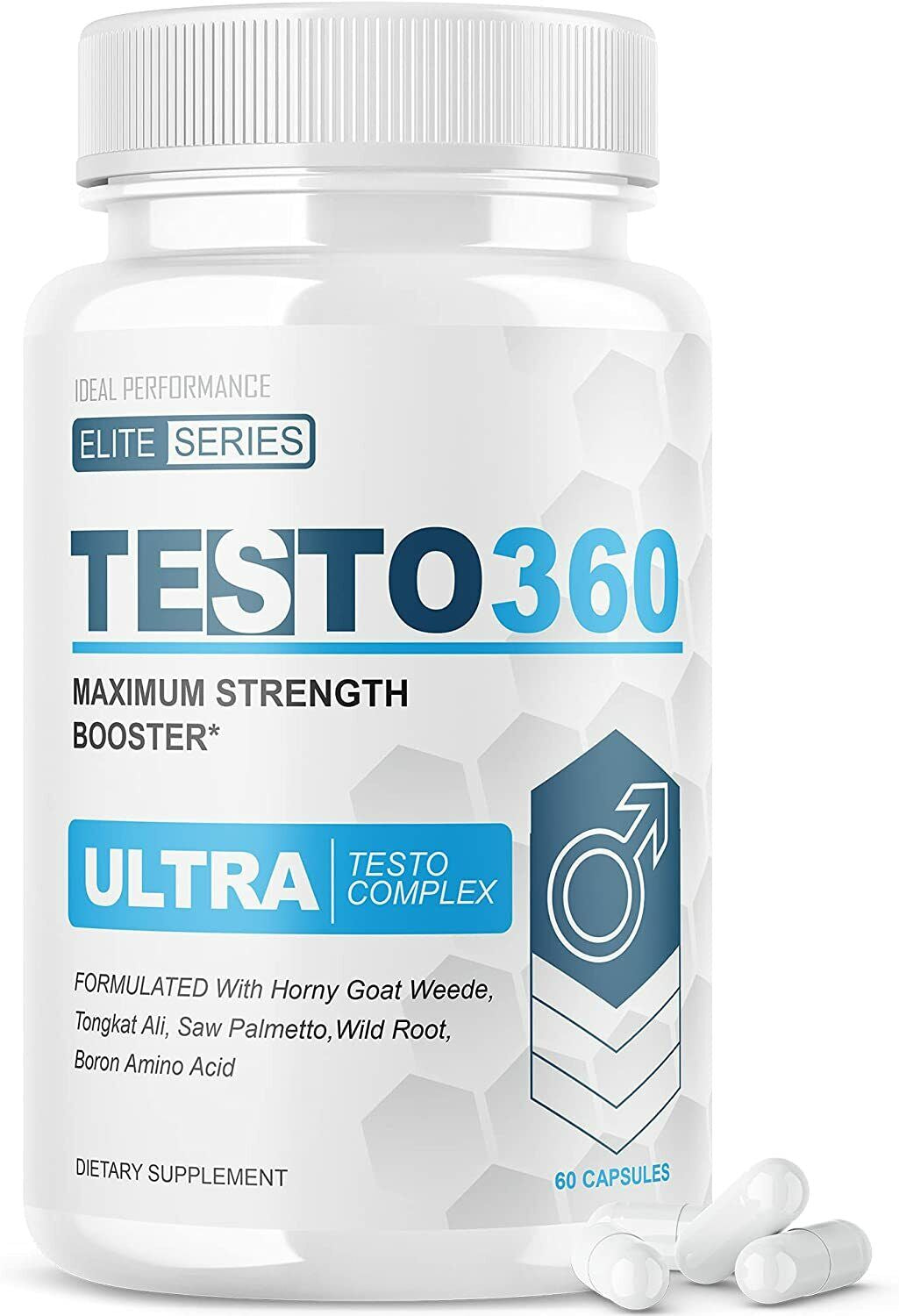 Testo 360 Ultra Pene Testo Complex Elite Series Maximum Strength 60 Ca ...