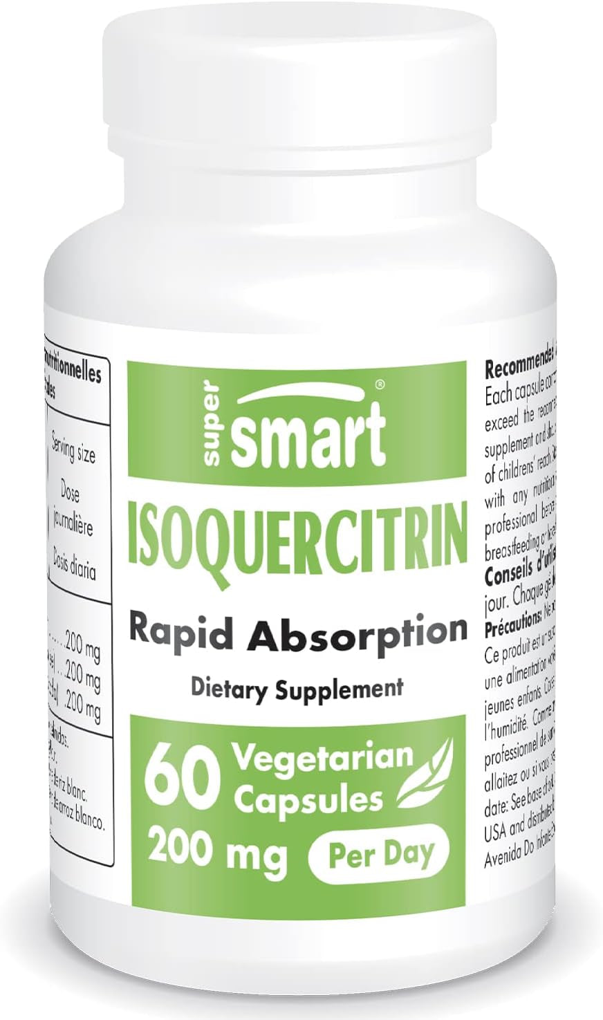 Alpha Glycosyl Isoquercitrin 200mg - Bioactive Quercetin EMIQ Flavonoi ...