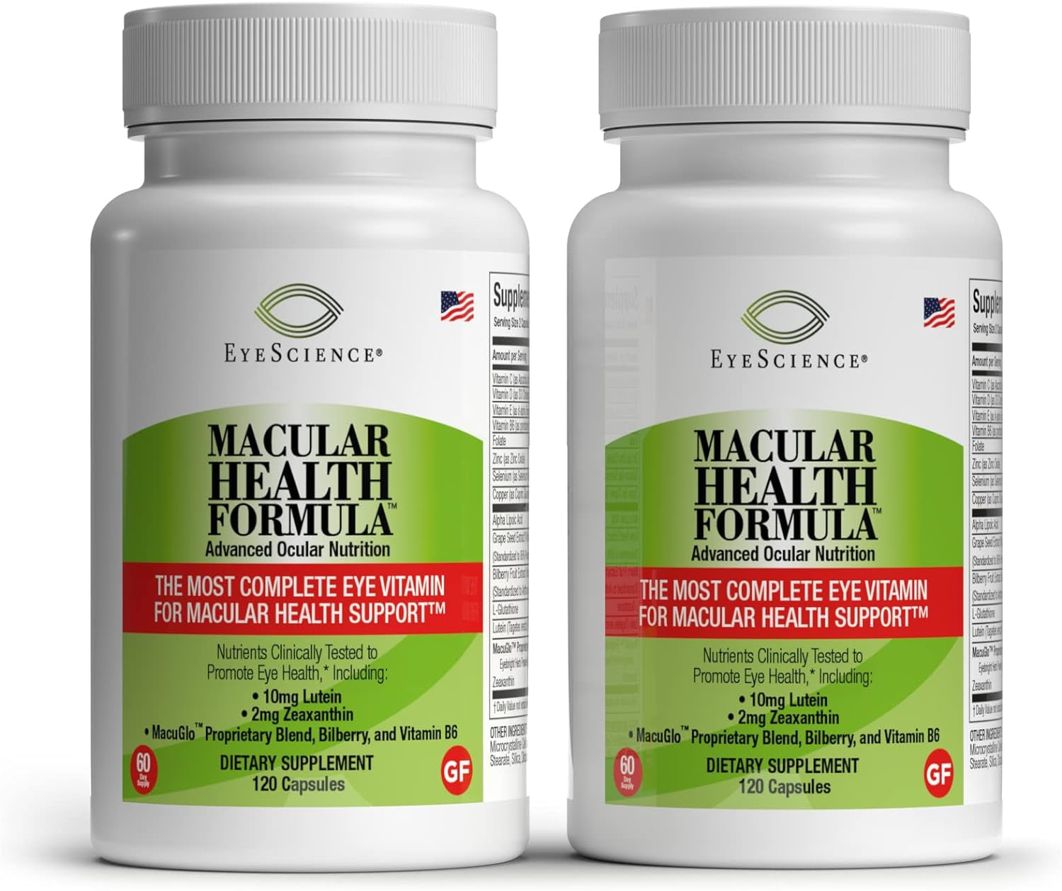 Macular Health Formula – 120 Capsules – Complete Nutritional Supplem ...