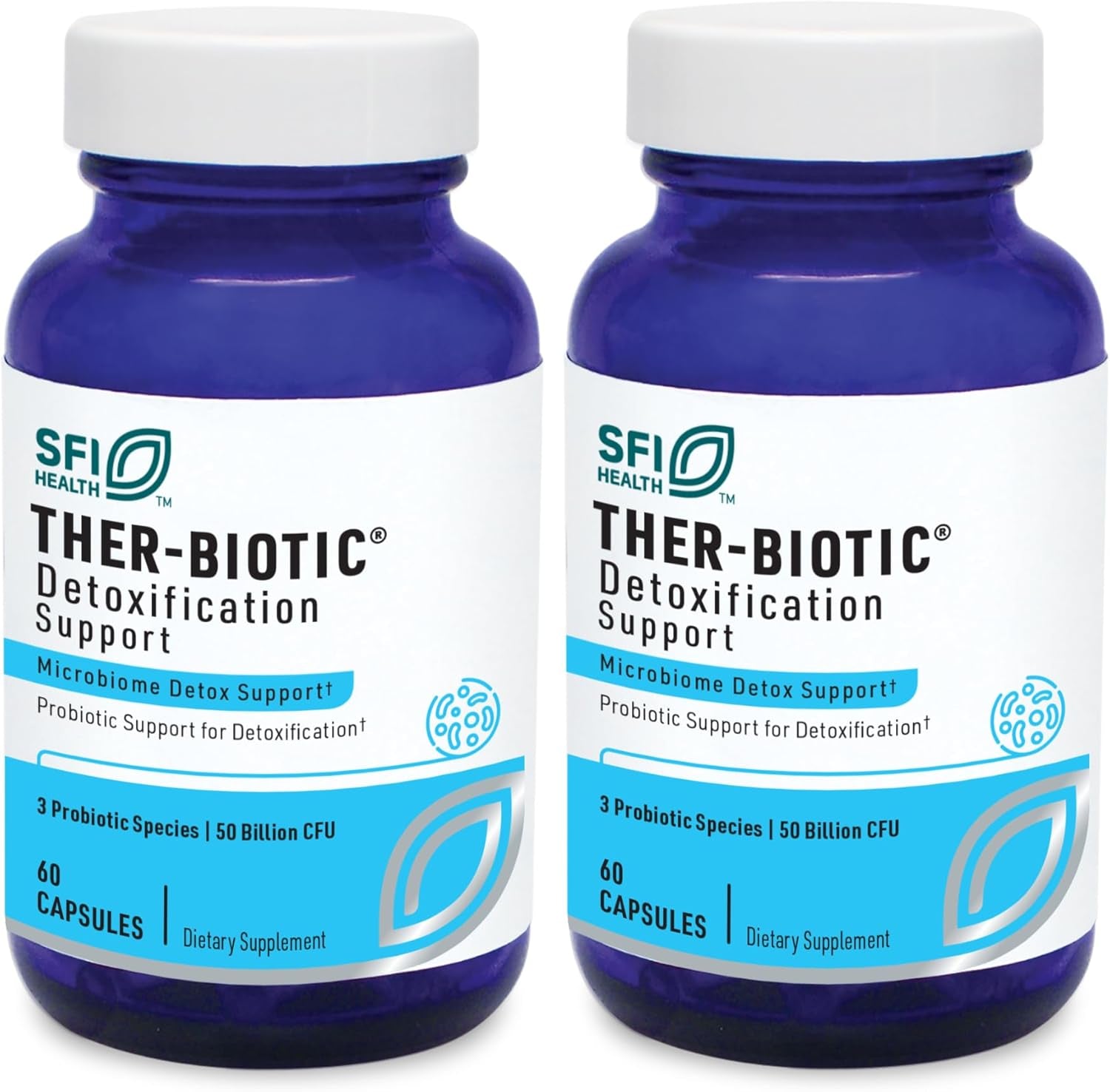 Klaire Labs Ther-Biotic Detox Probiotic Supplement - 50B CFU Probiotic ...