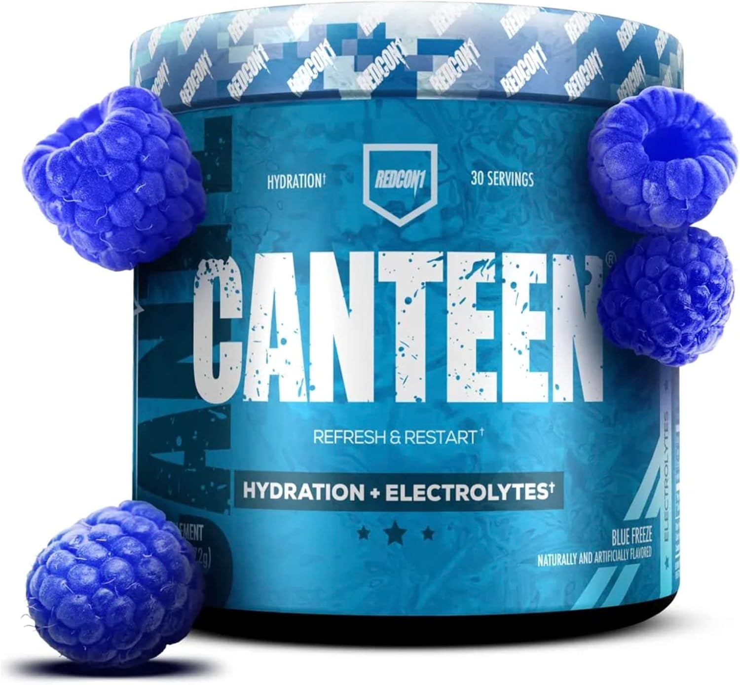 REDCON1 Canteen Hydration + Electrolytes, Blue Freeze - Electrolyte Dr ...