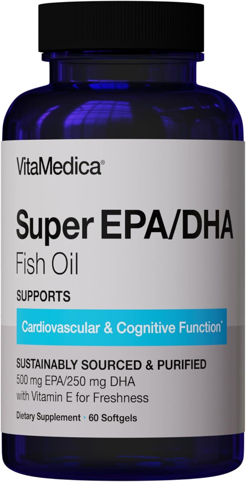High-Potency, Super EPA/DHA Fish Oil 750Mg of Essential Omega-3 Fatty ...
