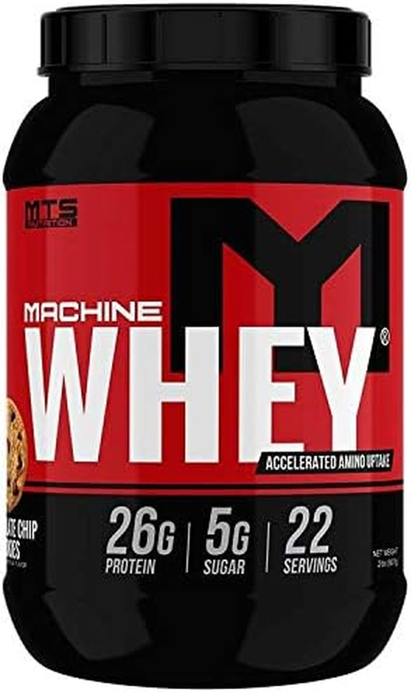 MTS Machine Whey Protein Powder - 2LB Tub, 25+G of Protein per Serving ...