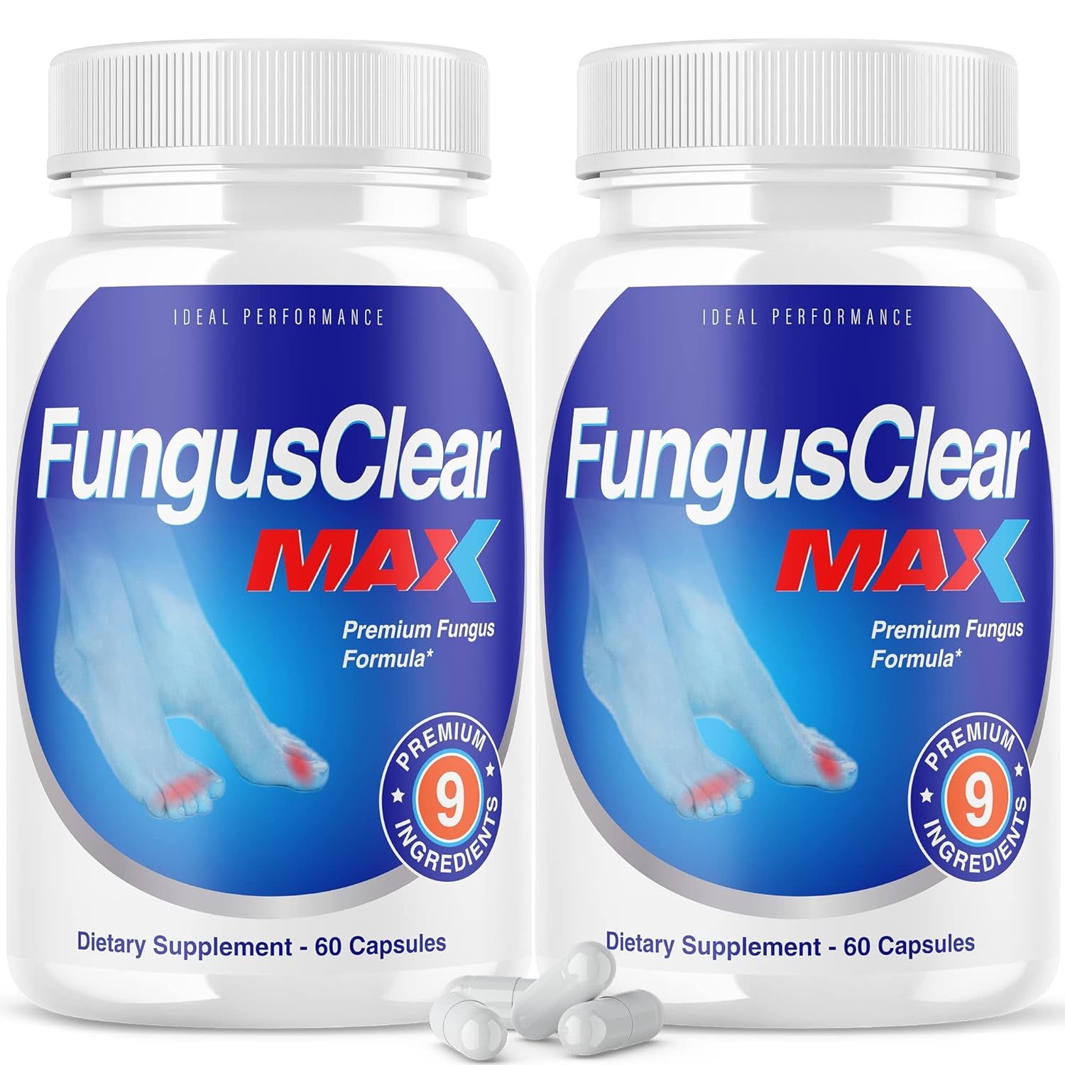 (2 Pack) Fungus Clear Max Toenail Pills (120 Capsules) – SuppsWorld