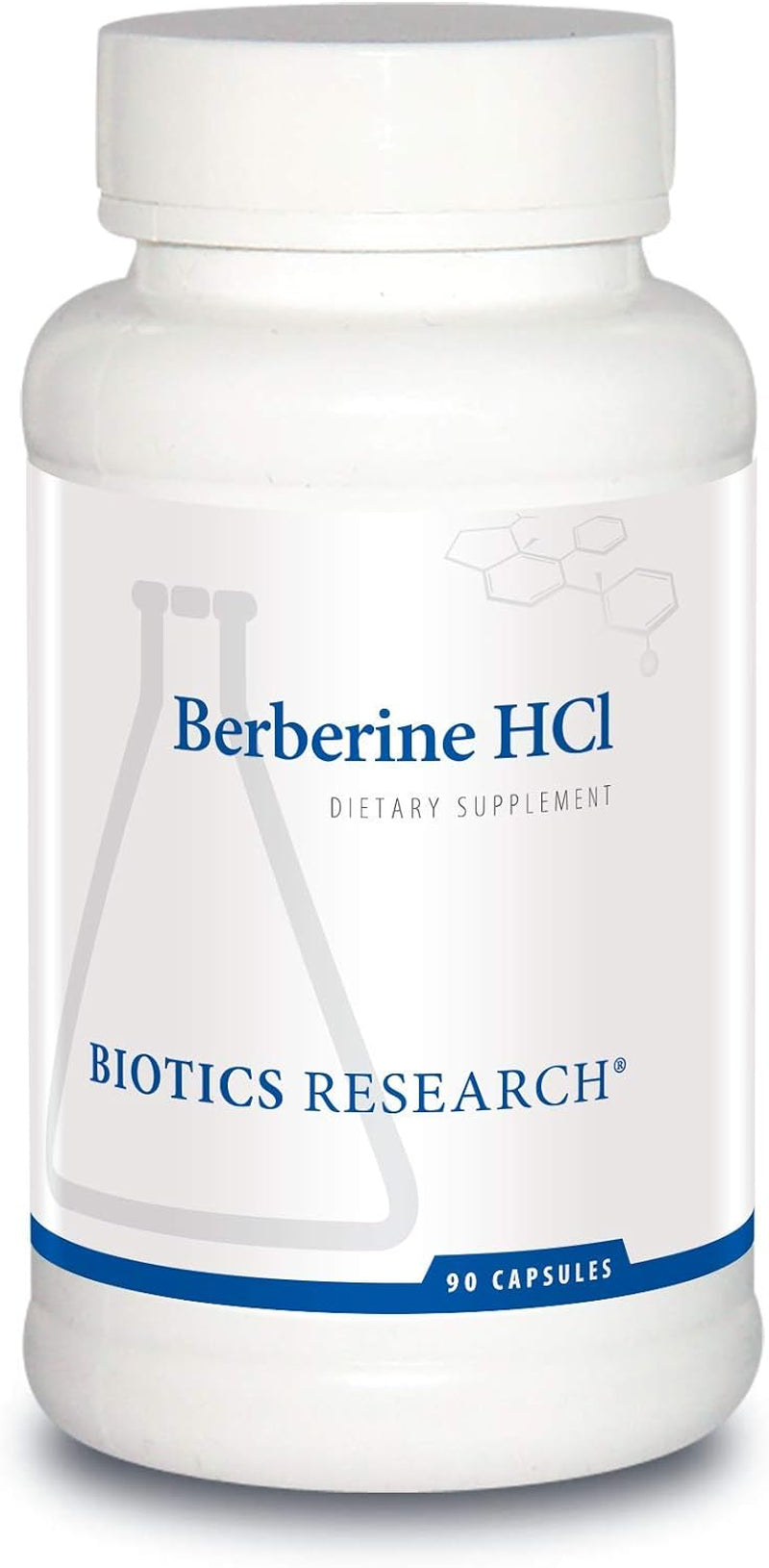 Berberine Hcl Botanical Supplement, Supports Healthy Cholesterol 90 C ...