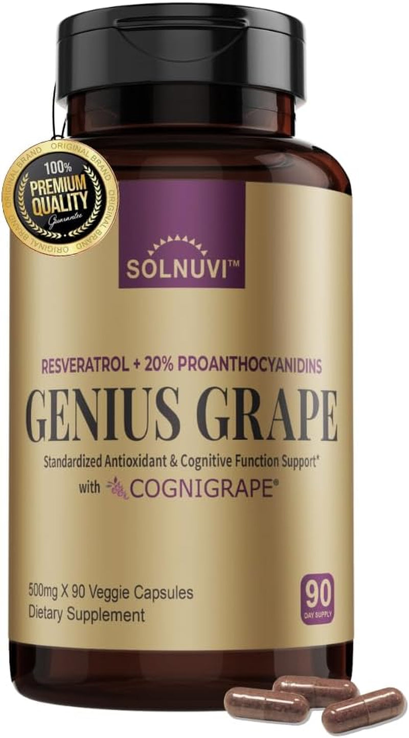 Resveratrol Complex Supplement 1500Mg with Clinically Tested Cognigrap ...