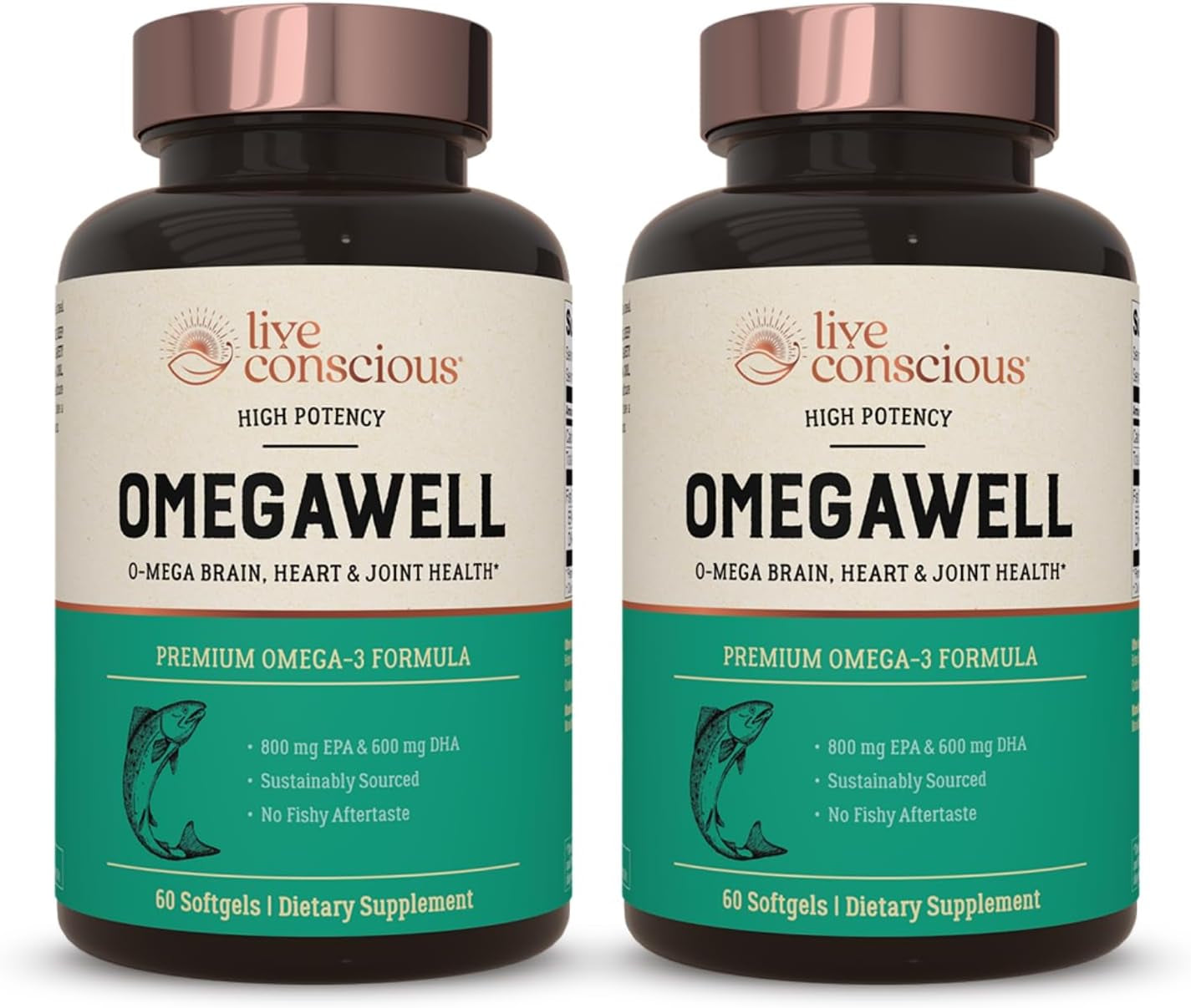 Omegawell Fish Oil: Heart, Brain, and Joint Support | 800 Mg EPA 600 M ...
