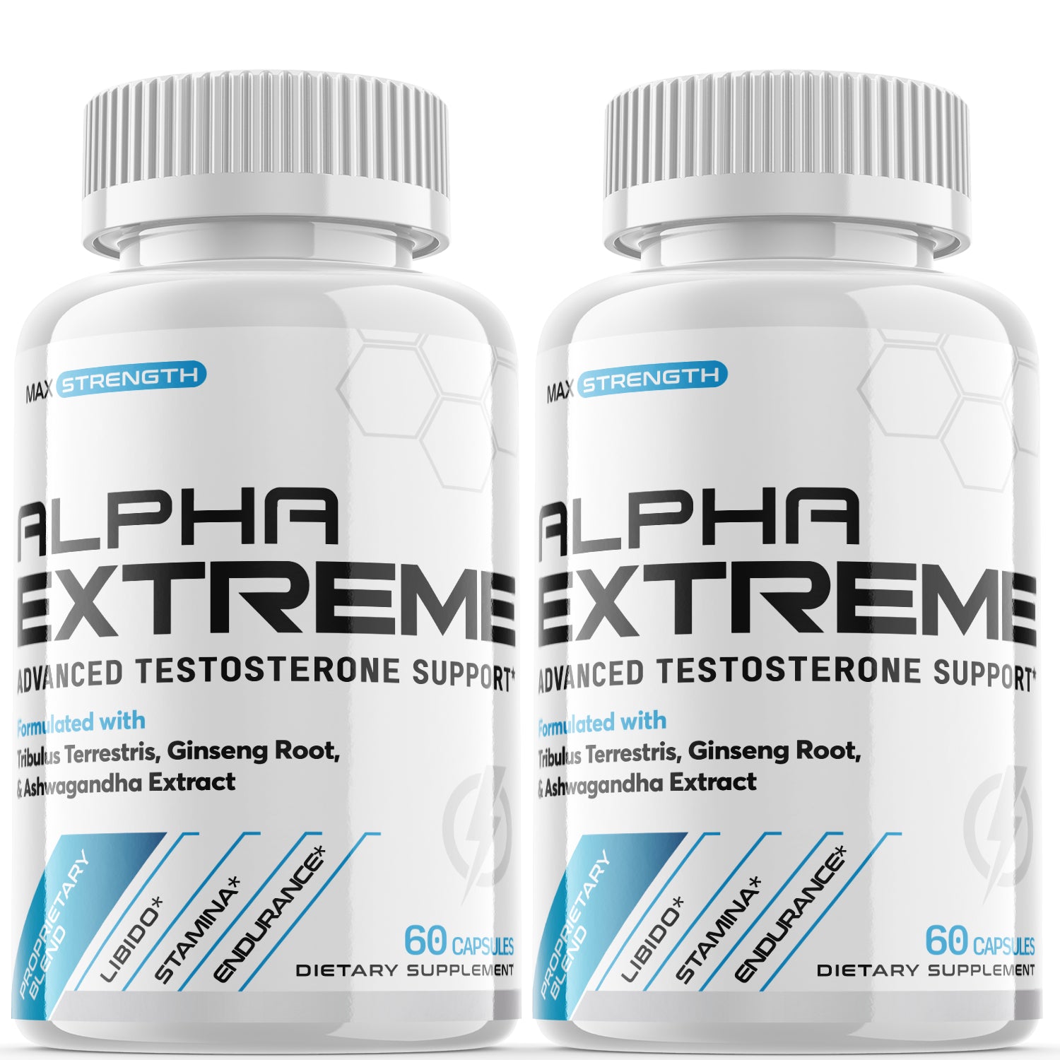 Alpha Extreme - Male Virility - 2 Bottles - 120 Capsules – SuppsWorld