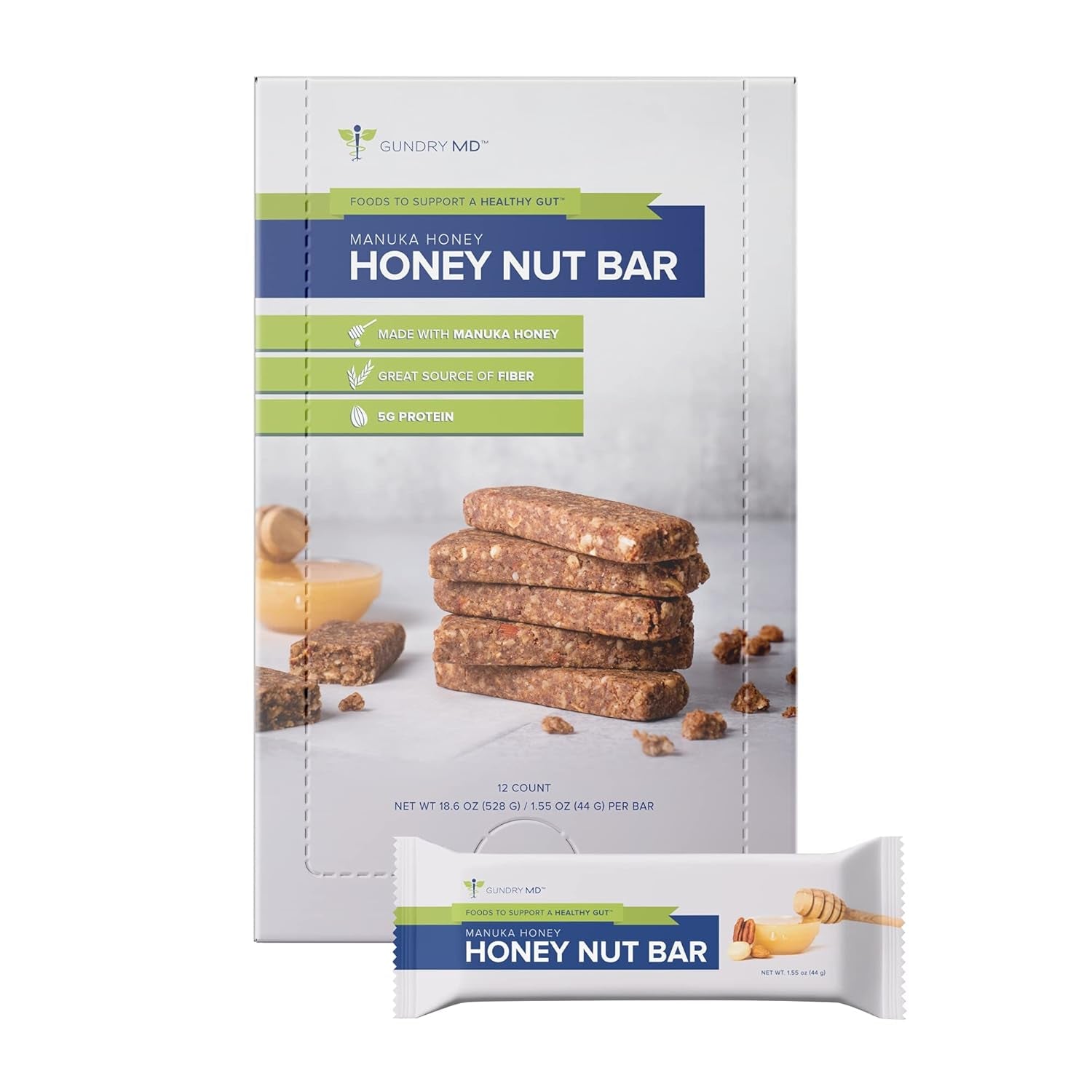 Polyphenol Rich Snack Bars, Honey Nut 12 Pack – SuppsWorld