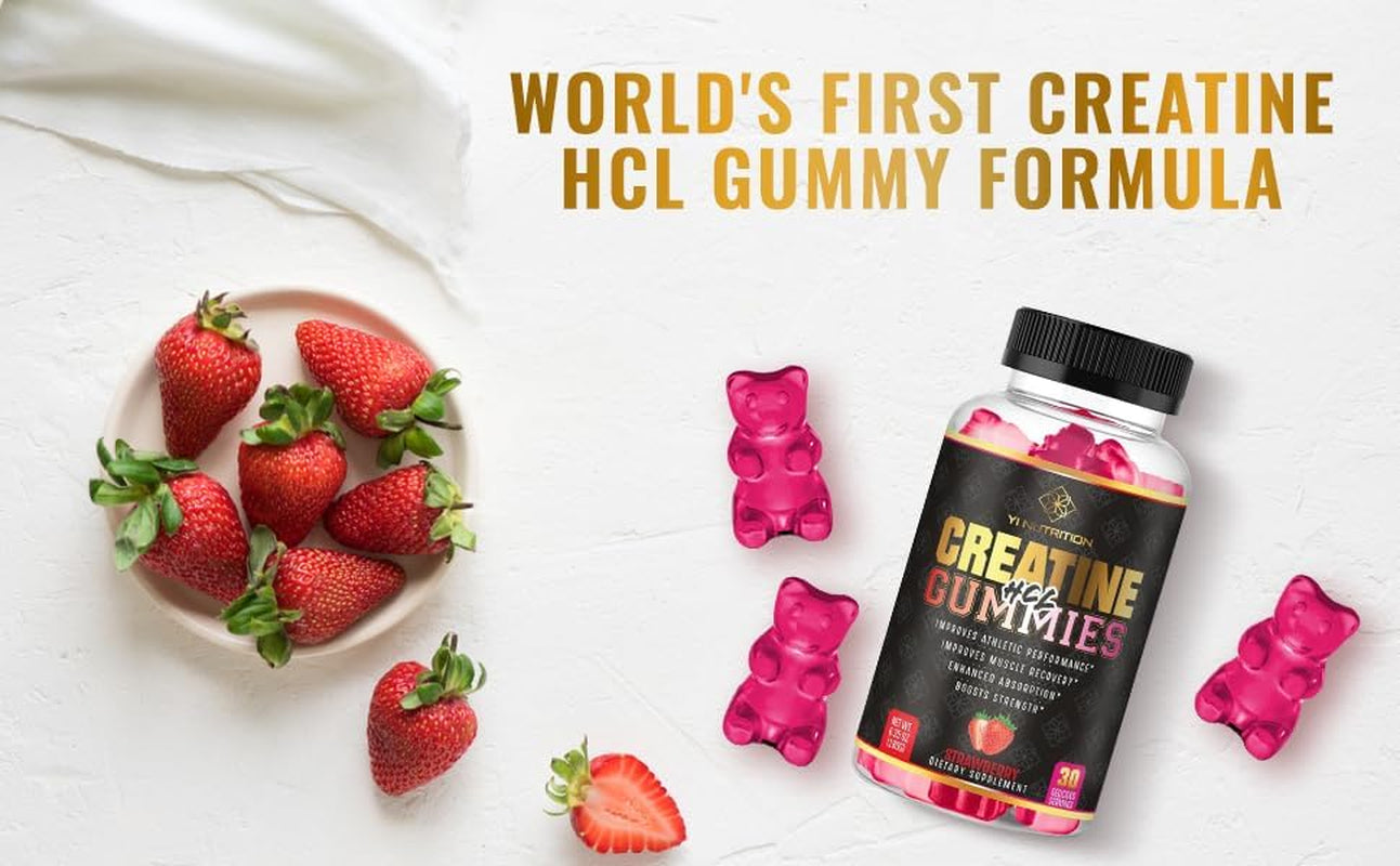Creatine HCL Gummy - World'S First Pre-Workout Creatine HCL Gummies ...