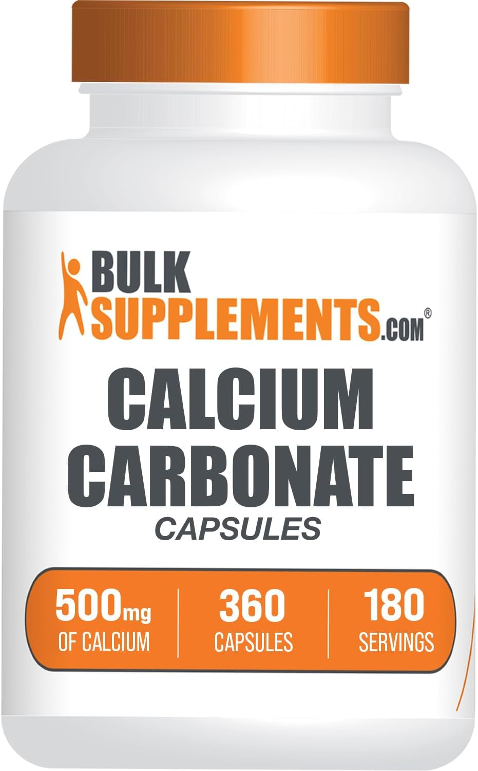 .Com Calcium Carbonate Capsules - Calcium 500Mg - Vegan Calcium - Calc ...