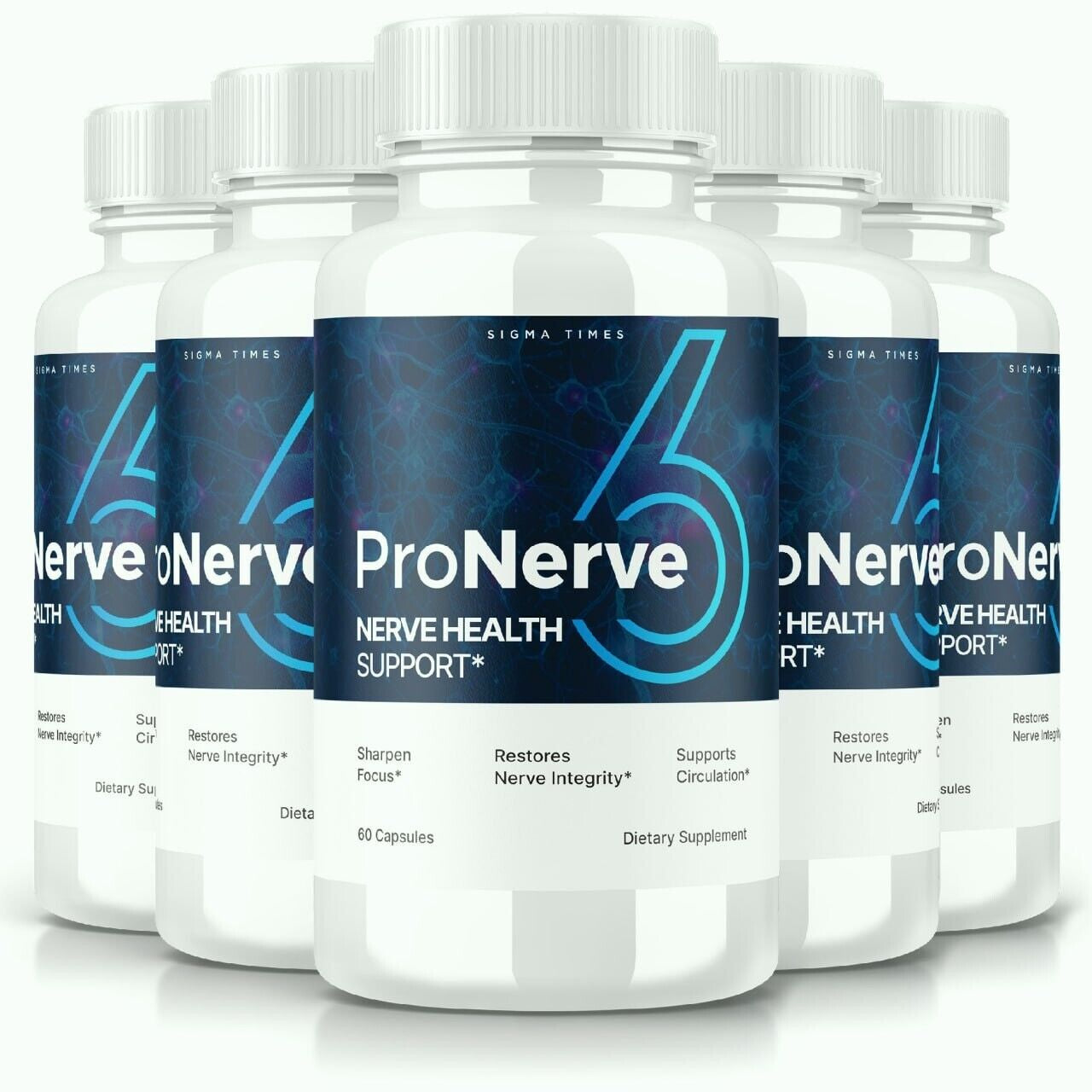 (5 Pack) Pronerve 6 Nerve Health Supplement to Support Nerve Functions ...