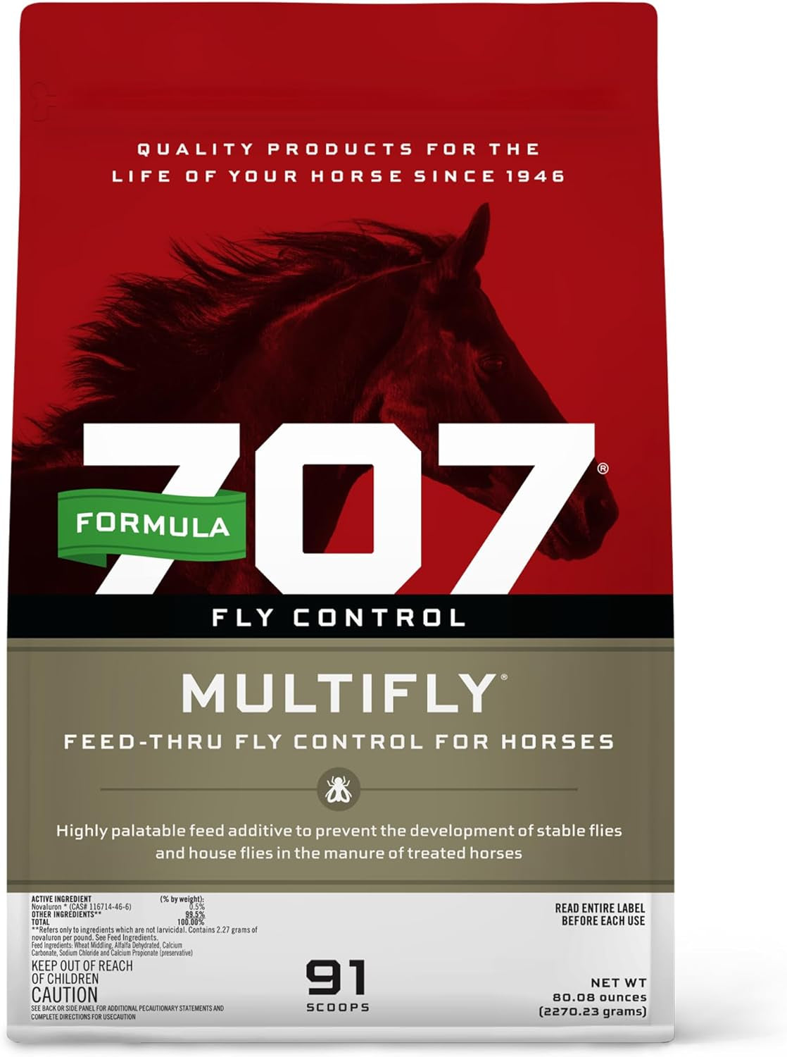 Formula 707 Multifly Feed-Thru Fly Control Pellets for Horses - Palata ...