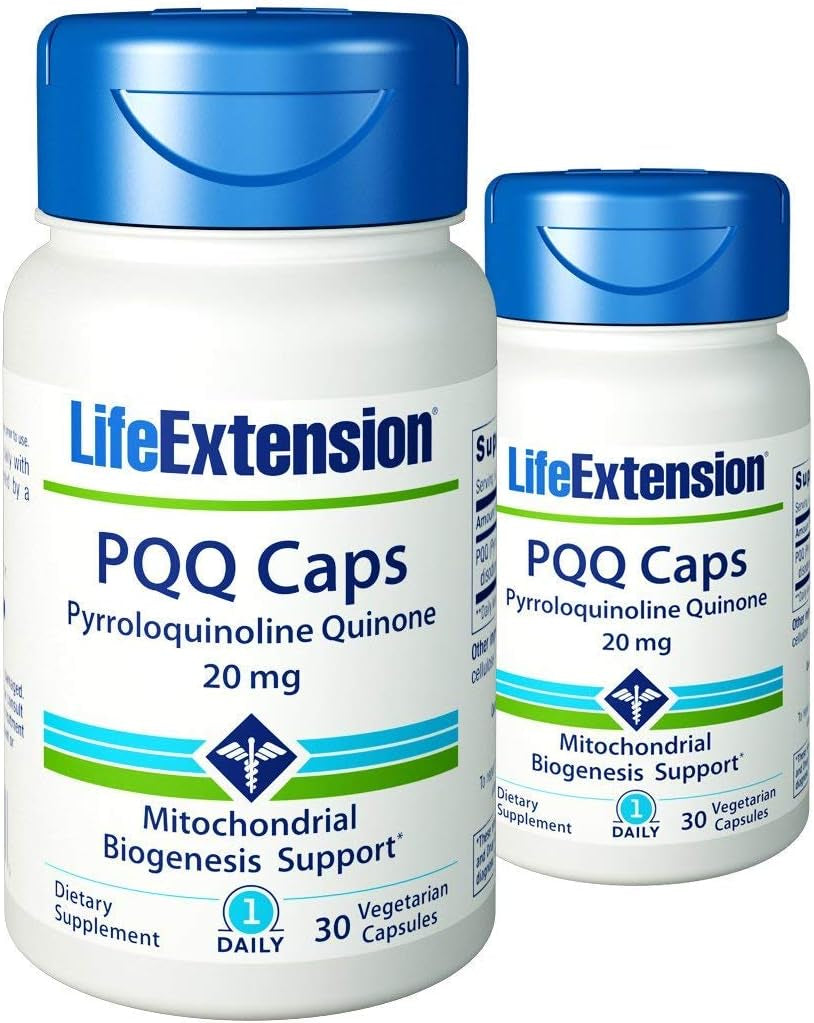 Life Extension PQQ Caps 20 Mg, 30 Vegetarian Caps X 2 – SuppsWorld