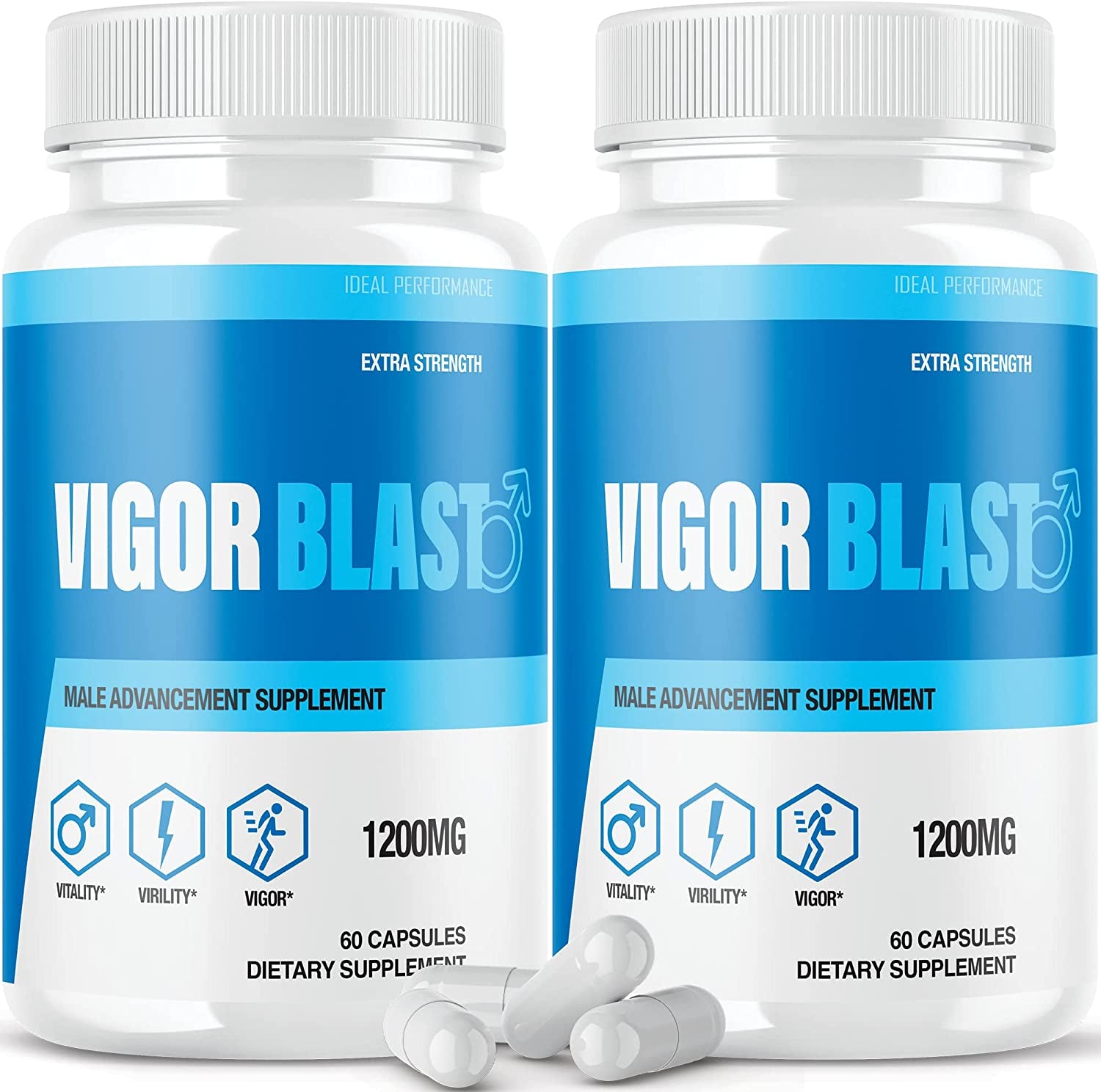 (2 Pack) Vigor Blast Pills (120 Capsules) – My Store