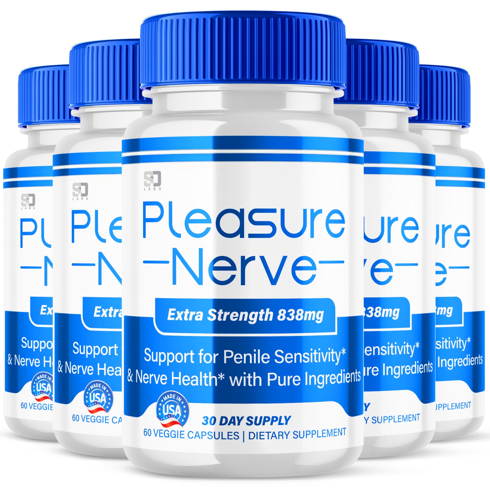 Pleasure Nerve Extra Strength Support Nerve Health & Performance (5 Pa ...