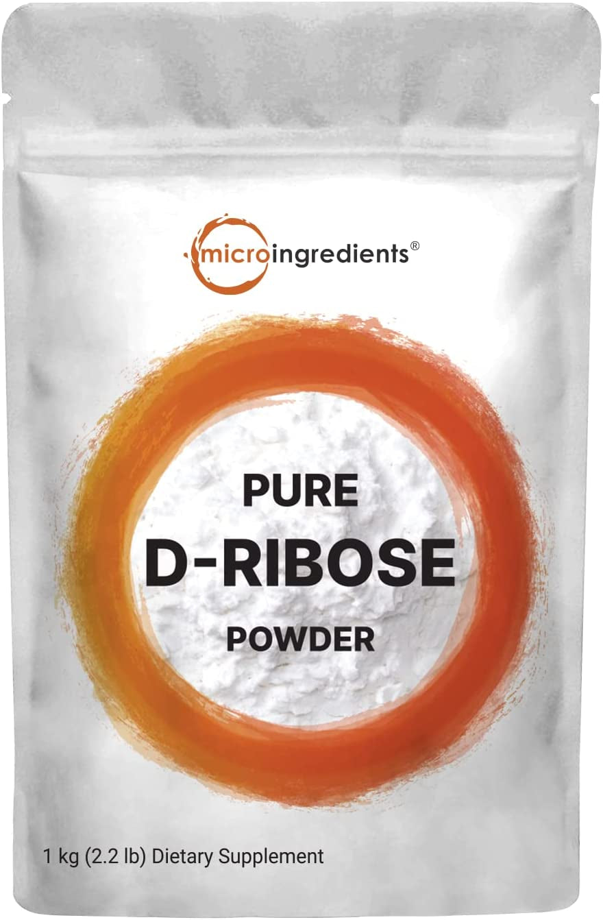 Pure D Ribose Powder, 1 KG (2.2 Pound and 200 Servings), Natural Simpl ...