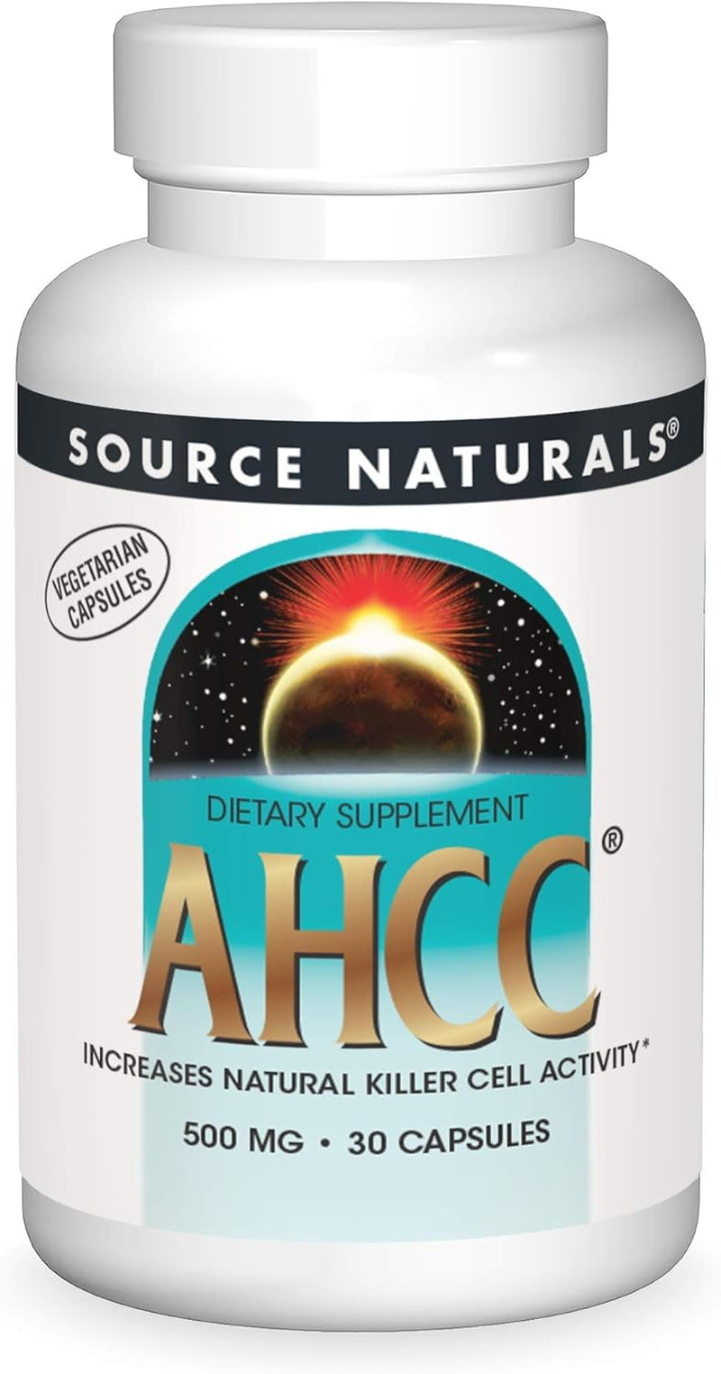 Source Naturals AHCC 500Mg, 30 Vegetarian Capsules – My Store